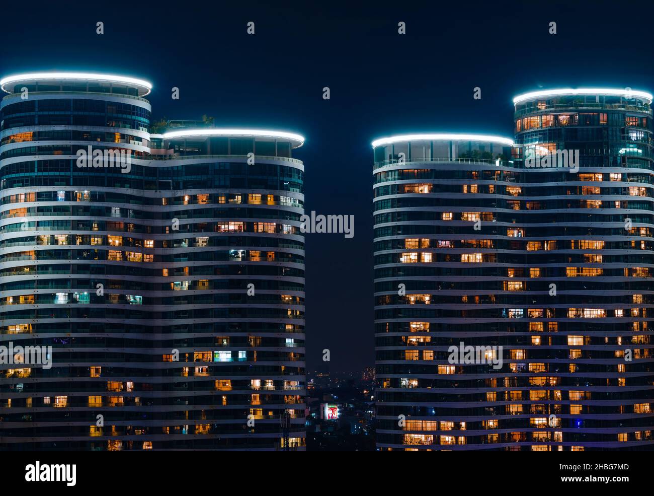 High Rise Building Lighting