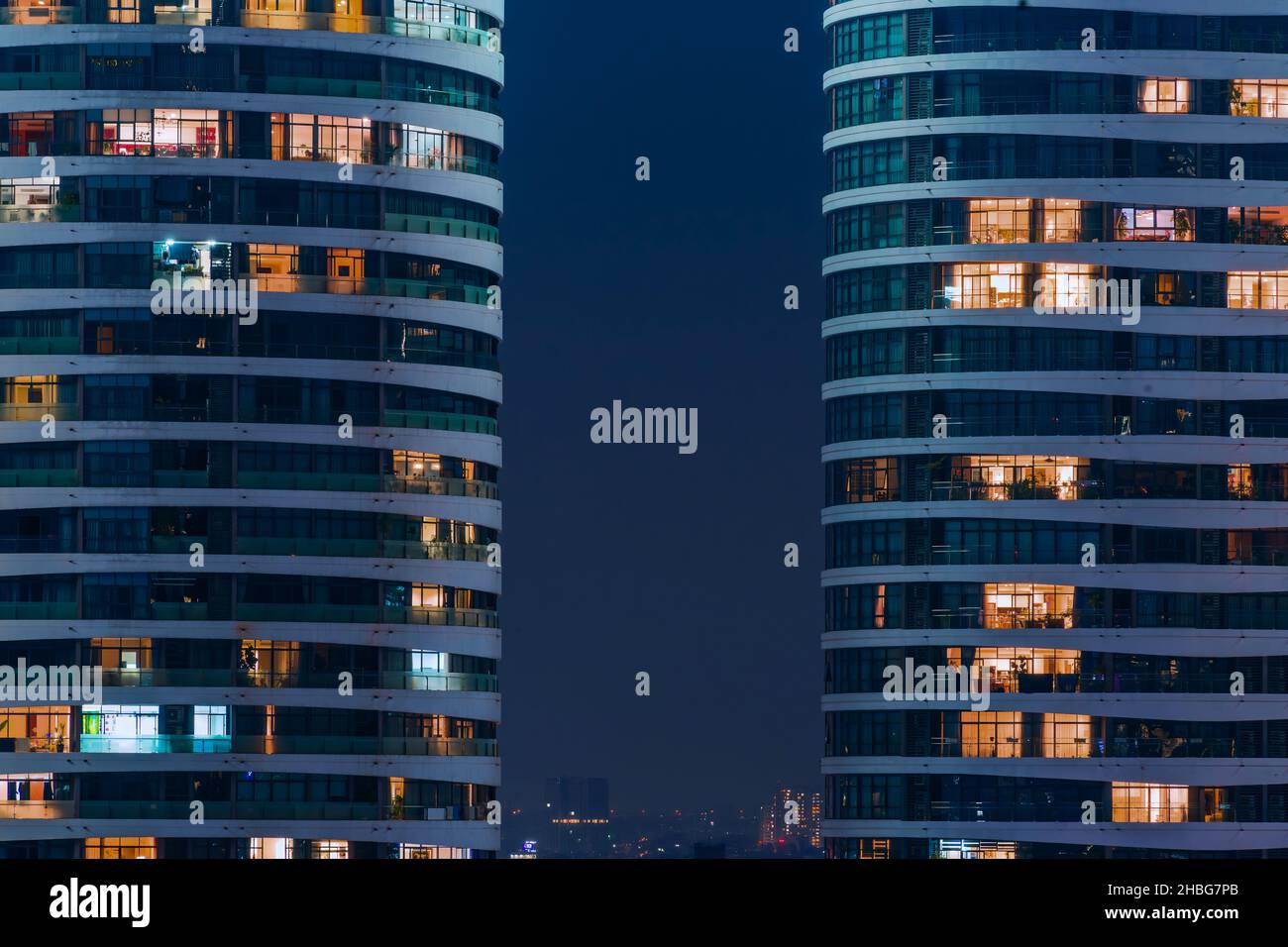 High Rise Building Lighting