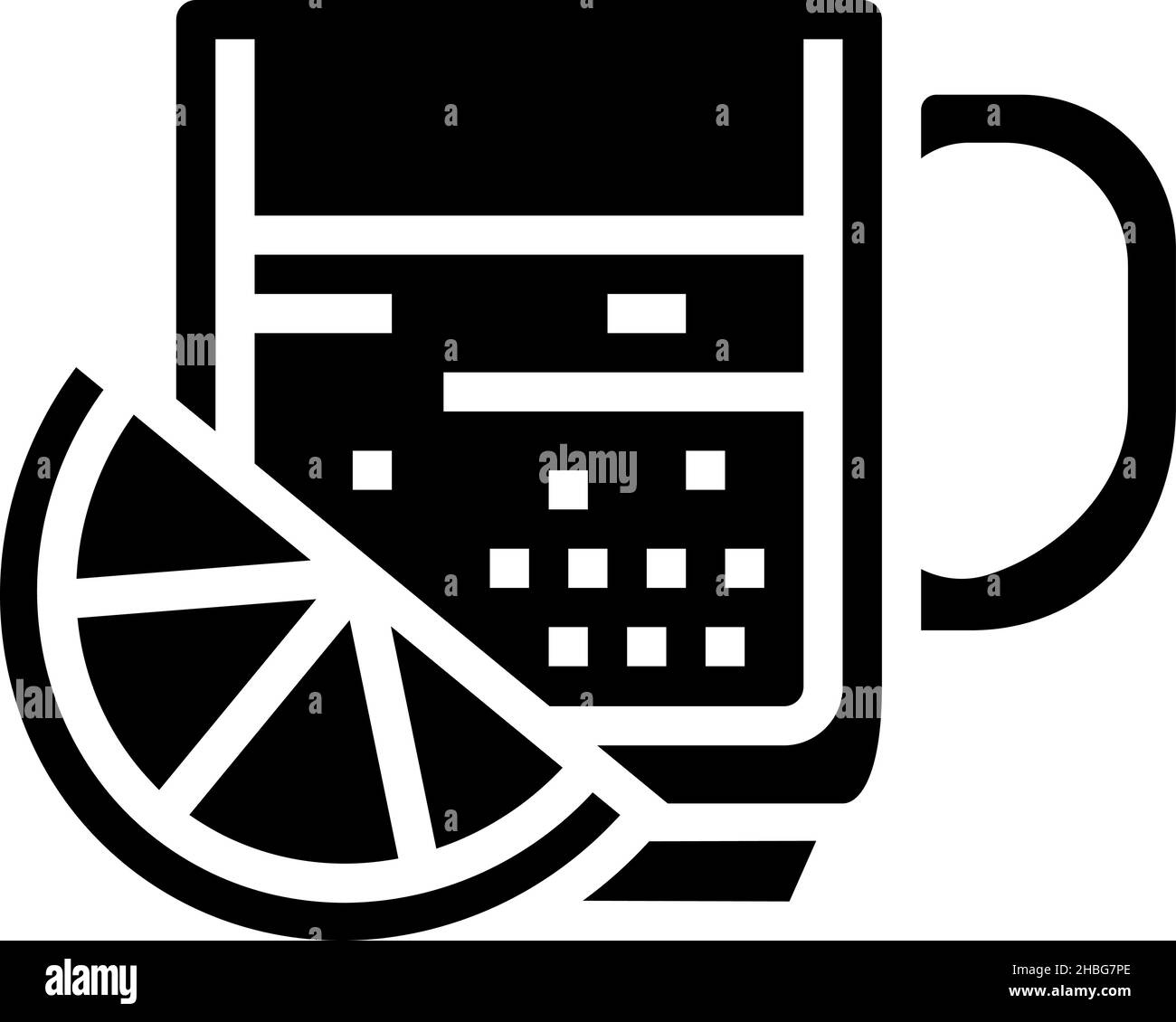 italian coffee glyph icon vector illustration Stock Vector Image & Art ...