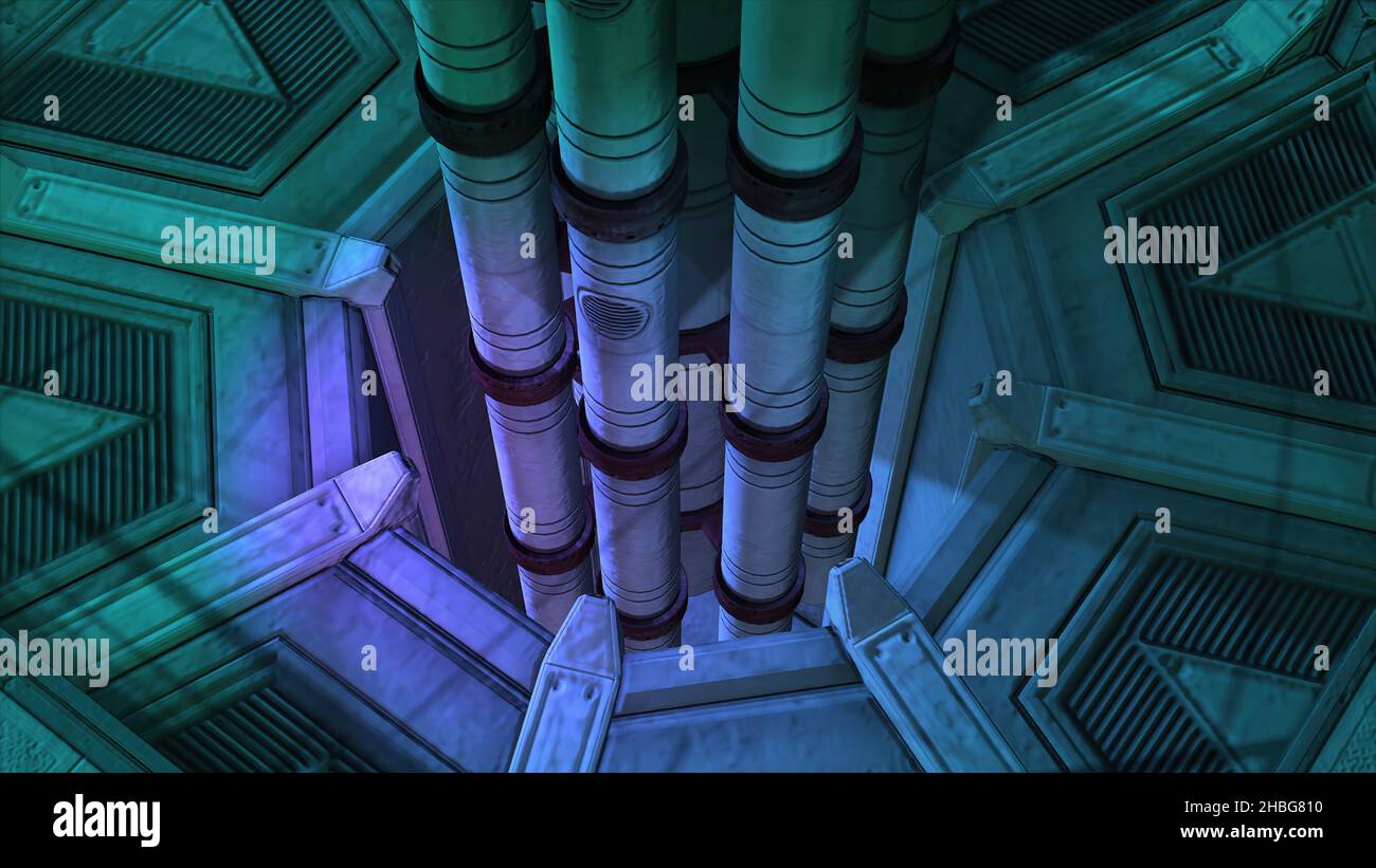 Interior view nuclear power plant hi-res stock photography and images ...