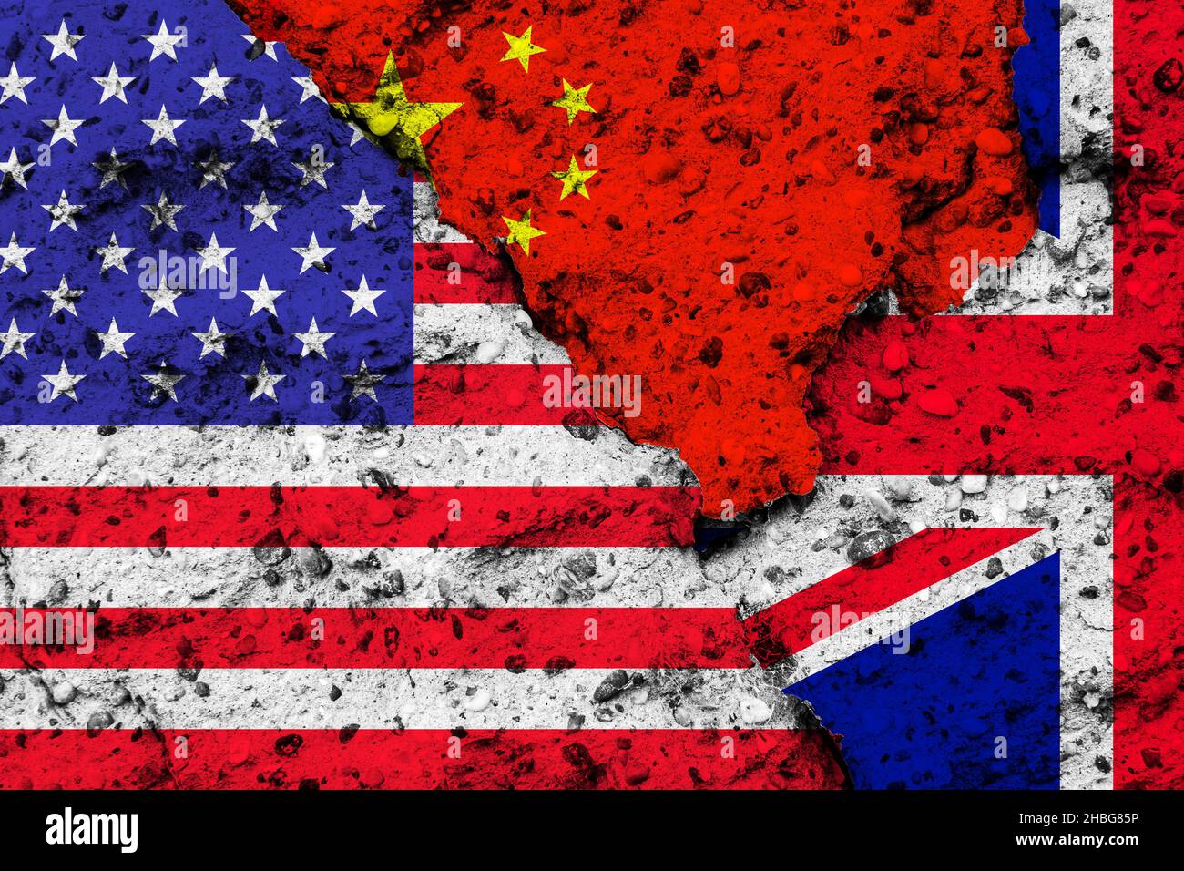 Concept of the Relationship between the United States of America, China ...