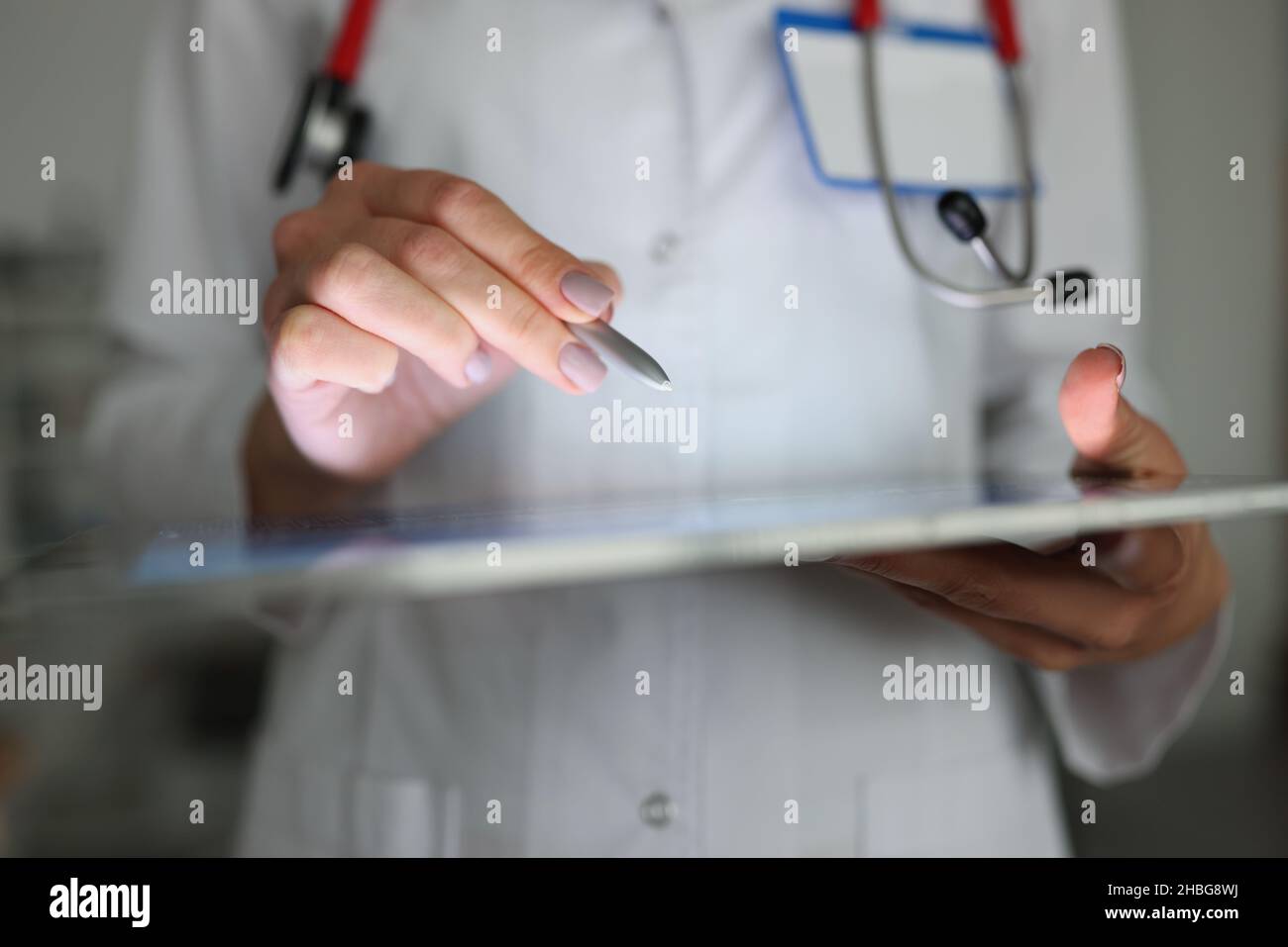 Patient Medical History Tablet High Resolution Stock Photography and ...