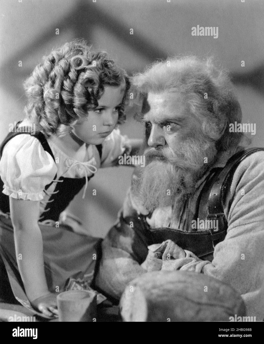 SHIRLEY TEMPLE and JEAN HERSHOLT in HEIDI (1937), directed by ALLAN ...