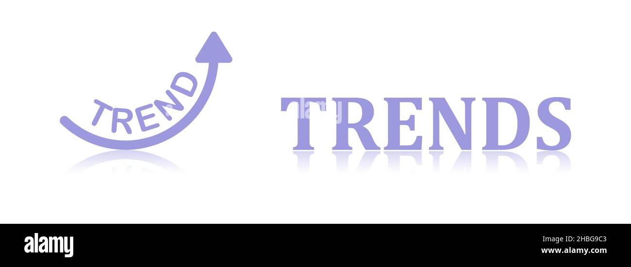 Illustration of a trends concept Stock Photo - Alamy