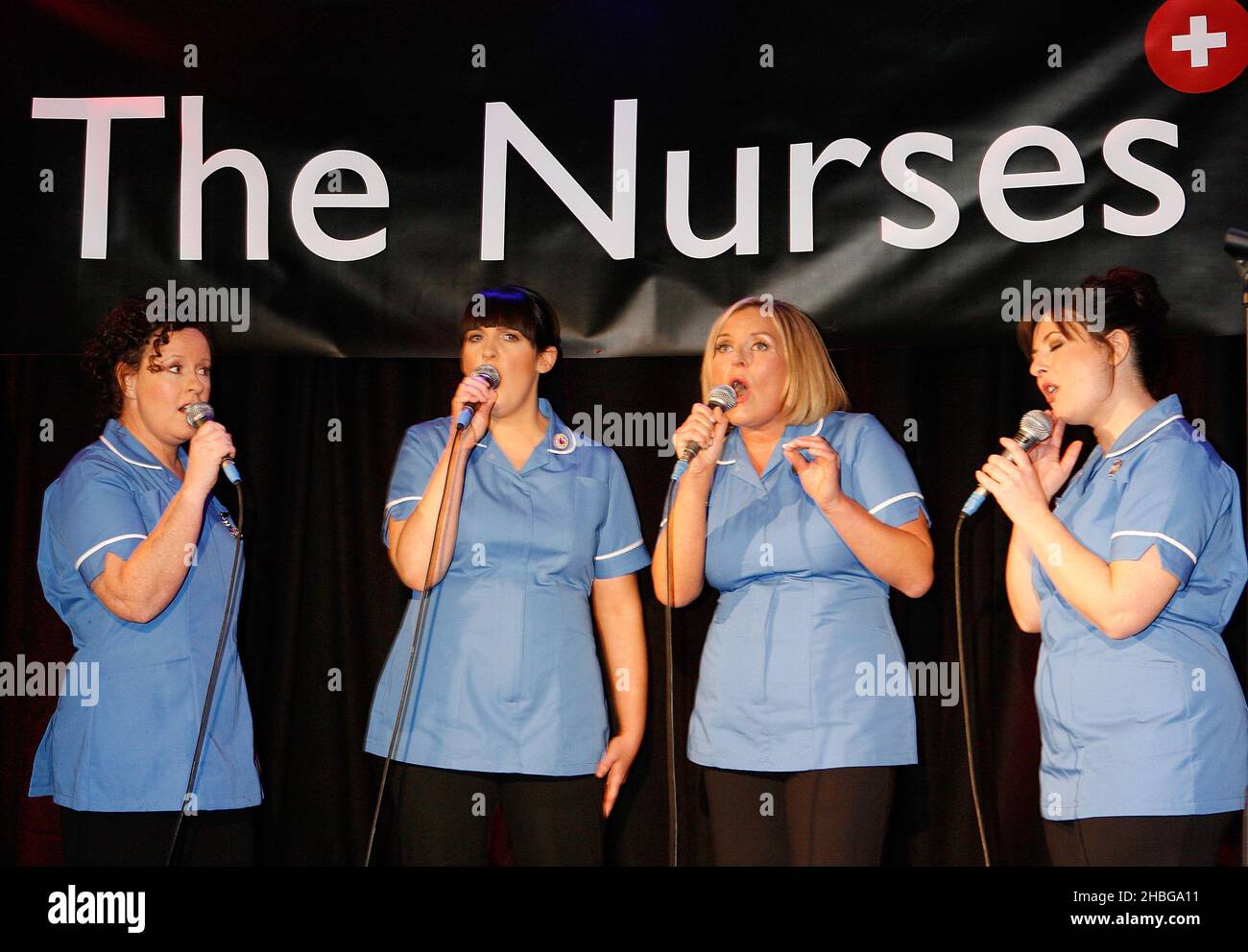 Jo Austin, Andrea Darke, Sharon Robinson, Gaynor Wood of The Nurses ...