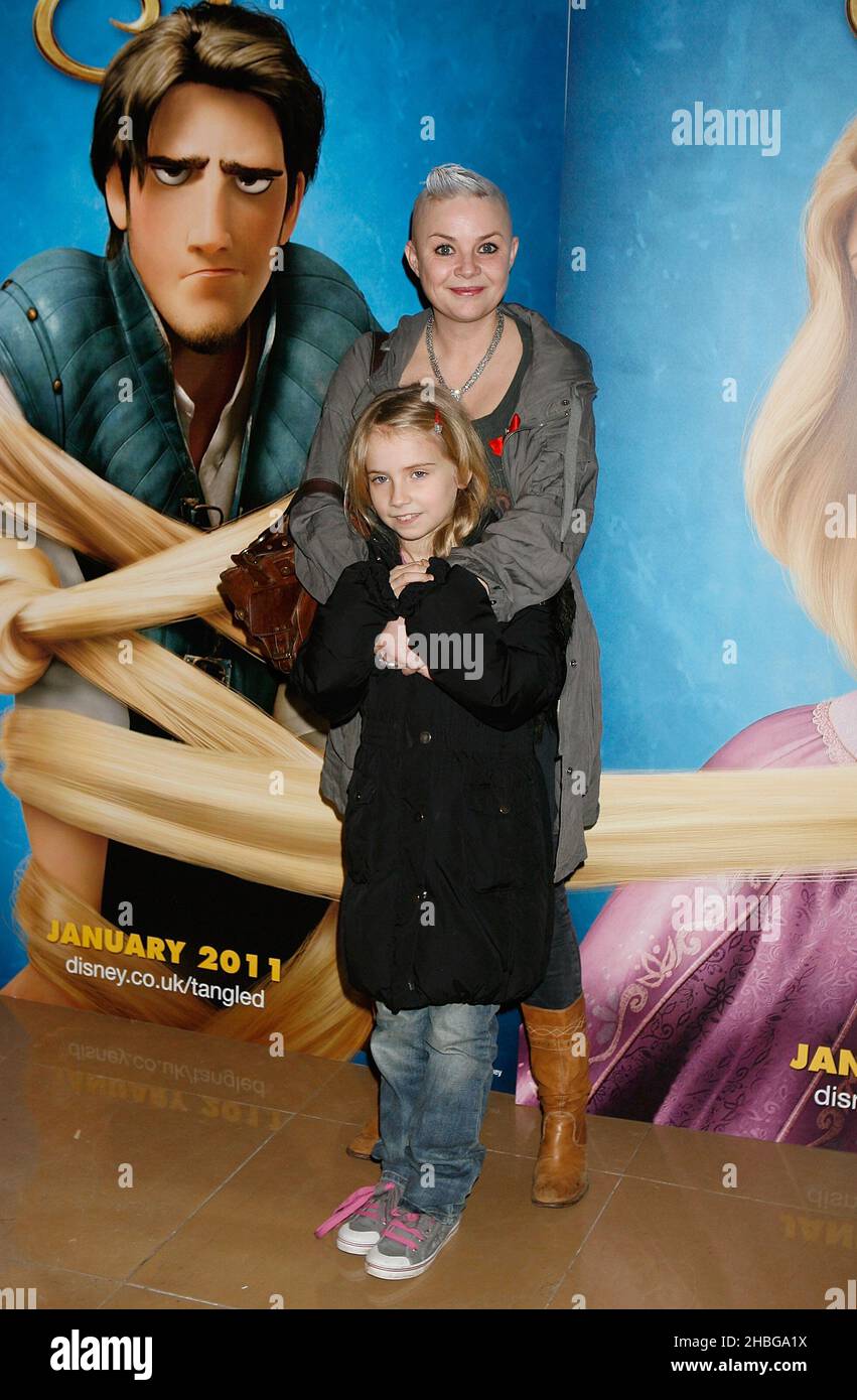 Gail Porter arrives at the Disney Tangled Premiere at the Mayfair Hotel ...