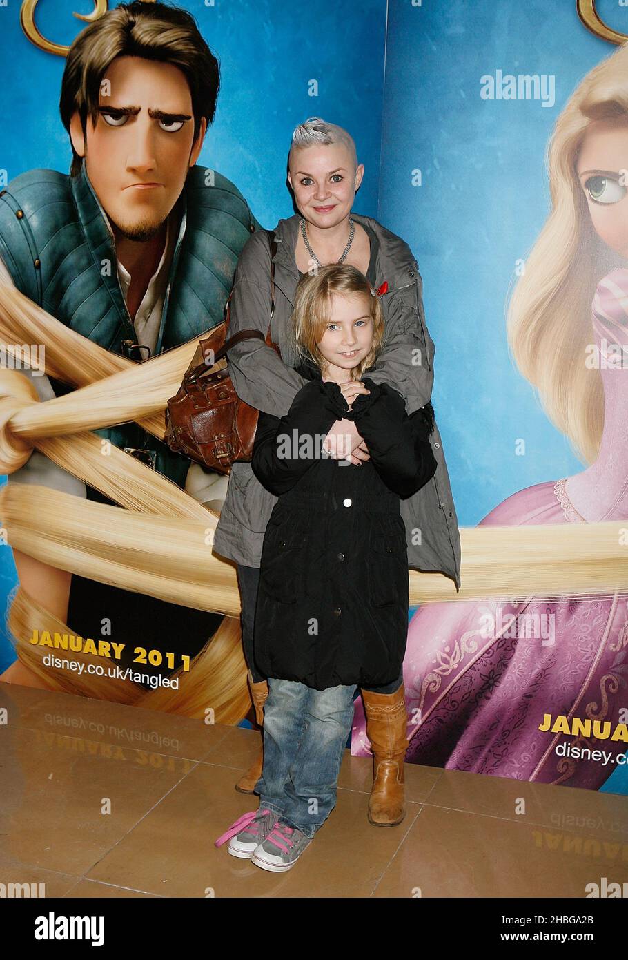 Gail Porter arrives at the Disney Tangled Premiere at the Mayfair Hotel ...