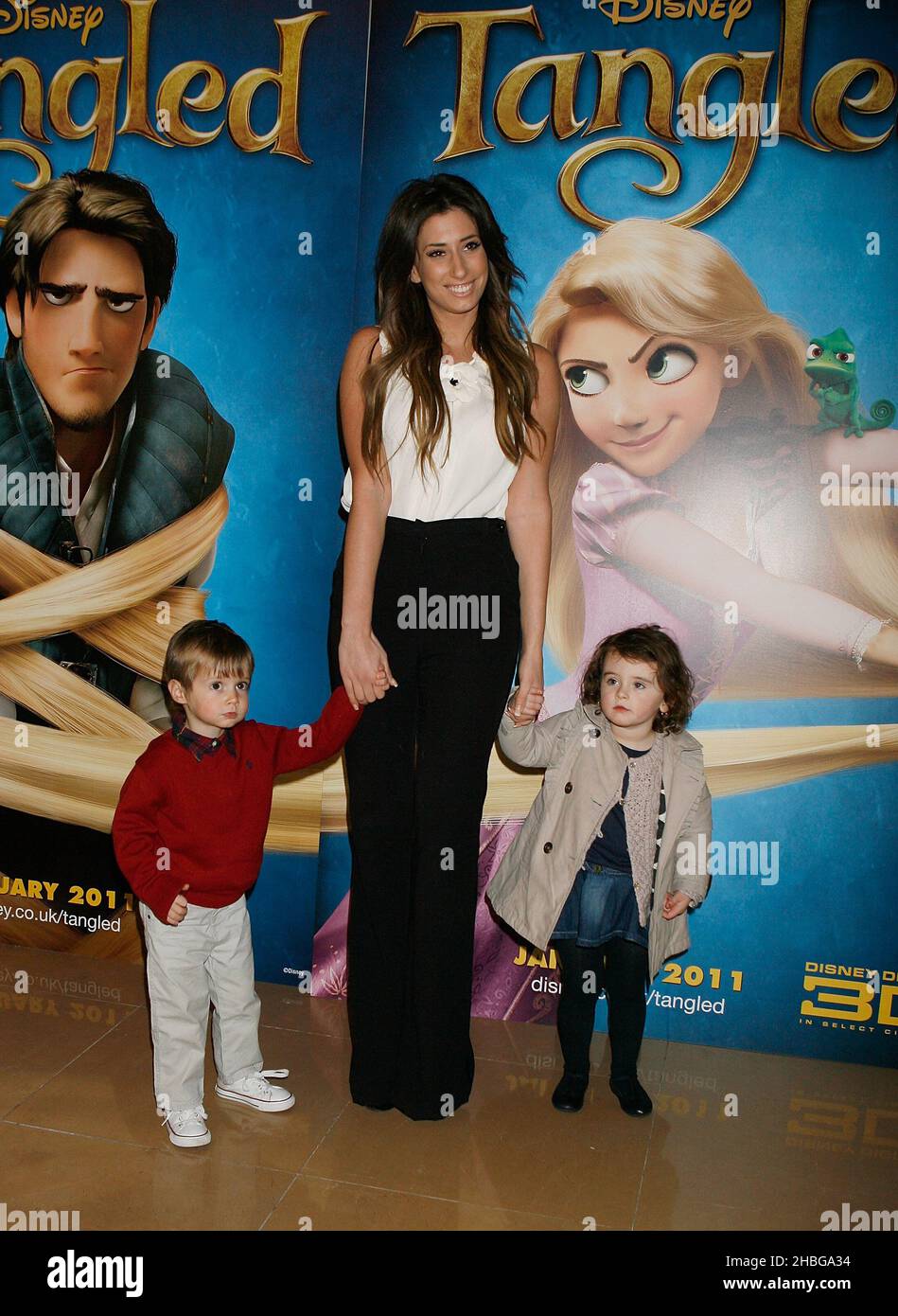 Stacey Solomon arrives at the Disney Tangled Premiere at the Mayfair ...