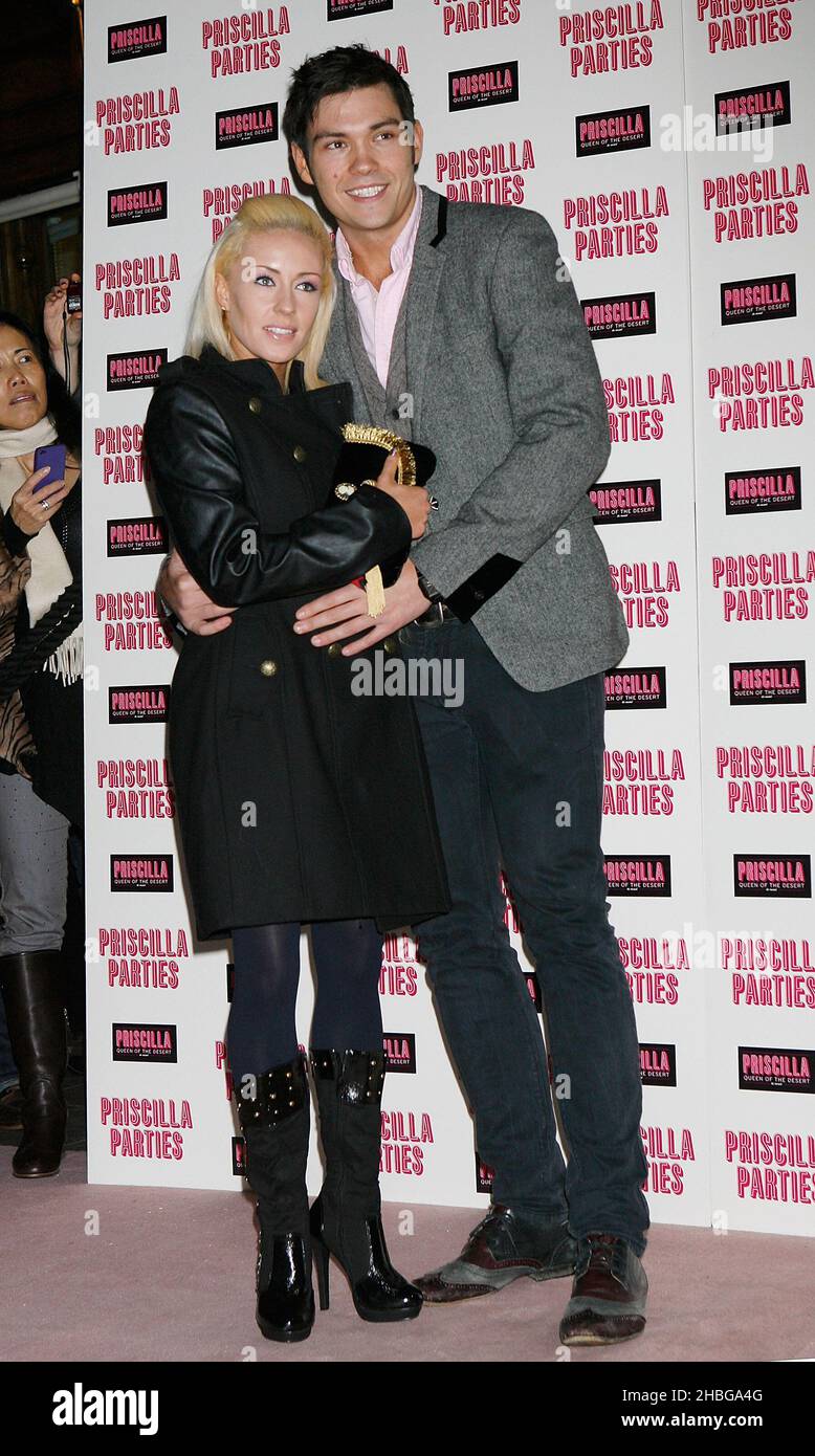 Brianne Delcourt and Sam Attwater attend the Priscilla Parties at the ...