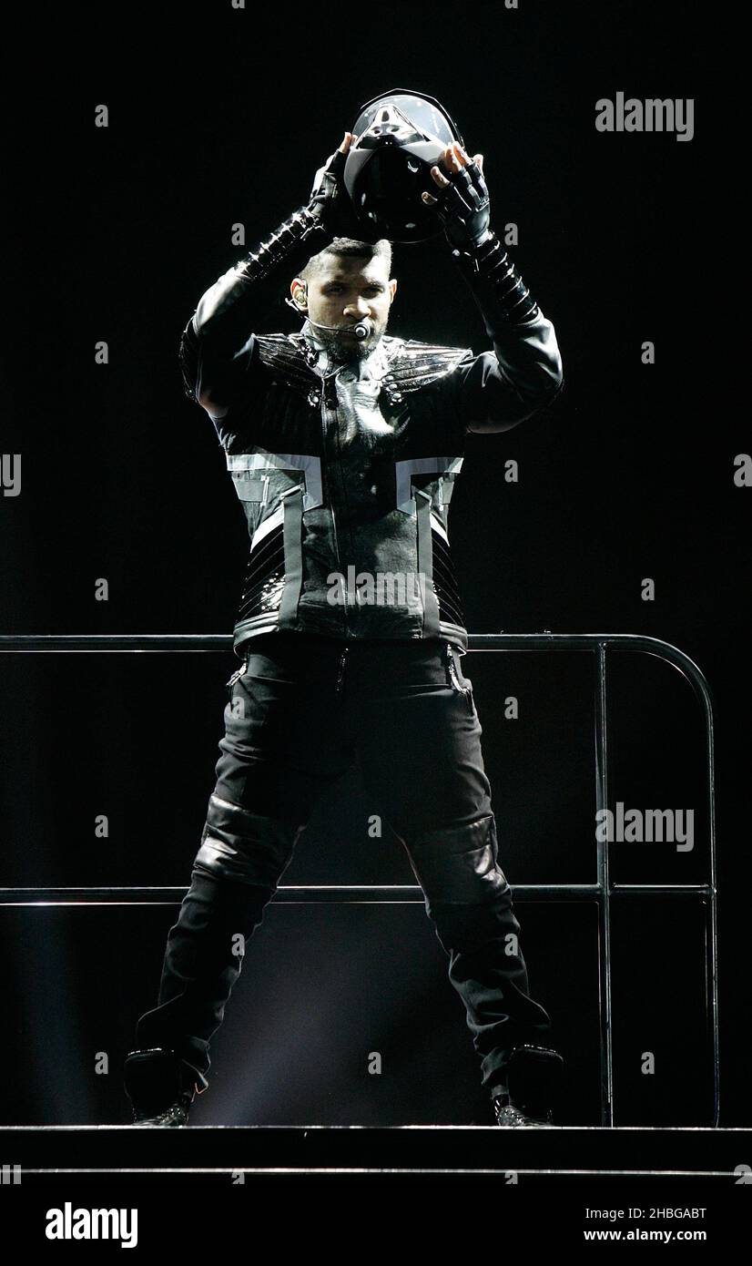Usher performs live in concert at the 02 Arena in London Stock Photo ...
