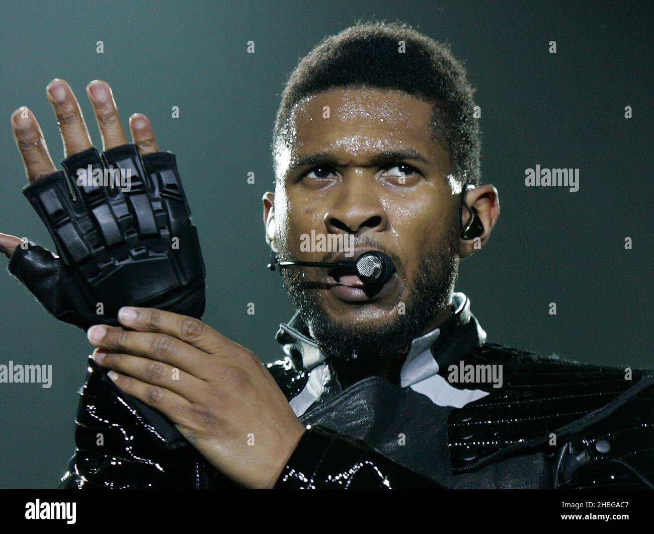 Usher performs live in concert at the 02 Arena in London Stock Photo ...