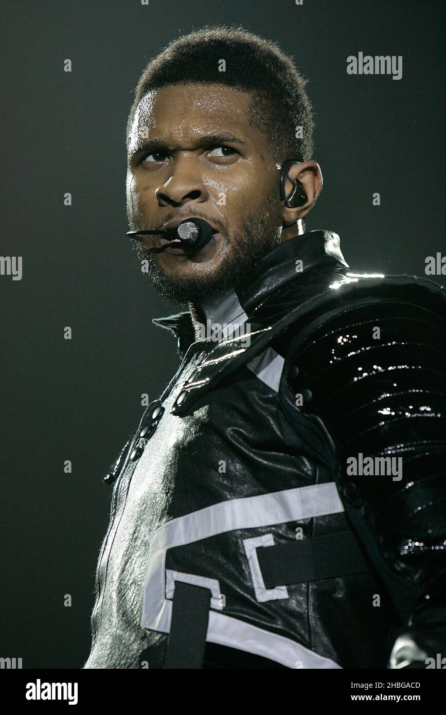 Usher performs live in concert at the 02 Arena in London Stock Photo ...