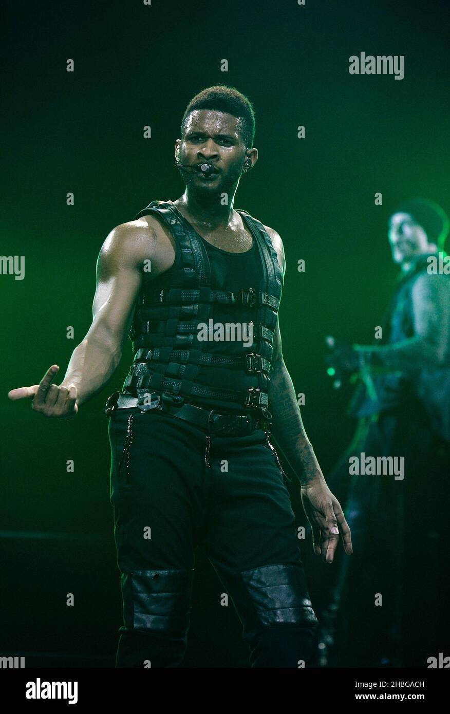 Usher performs live in concert at the 02 Arena in London Stock Photo ...