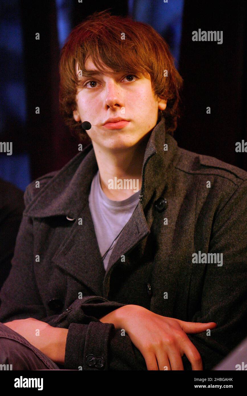 Will Merrick during the Meet the Cast: Skins event at the Apple Store ...