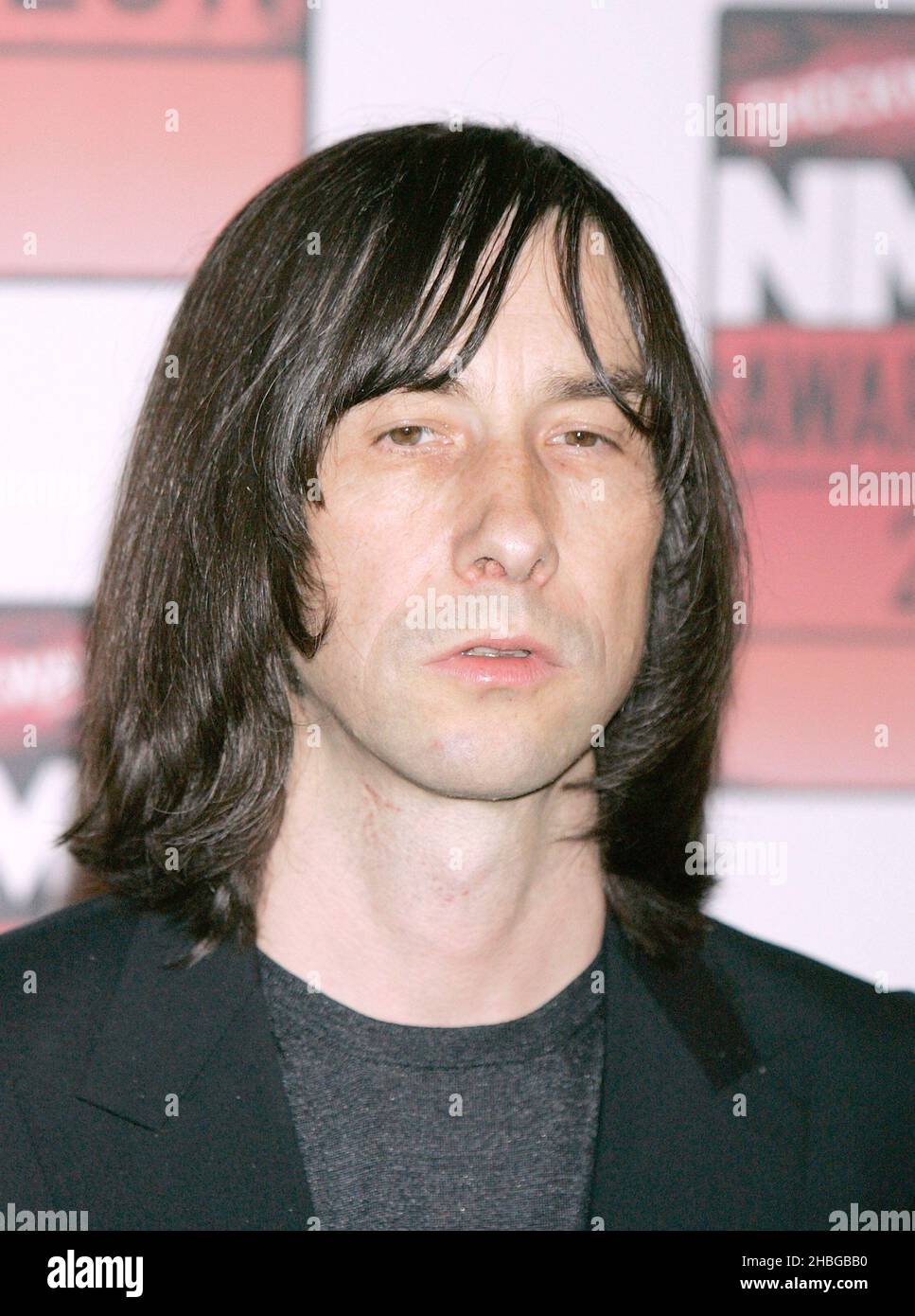 Bobby Gillespie arrives at the NME Awards Arrivals at the 02 Brixton ...