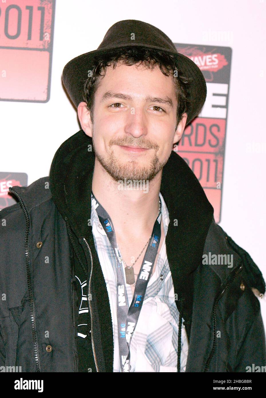 Frank Turner arrives at the NME Awards Arrivals at the 02 Brixton ...