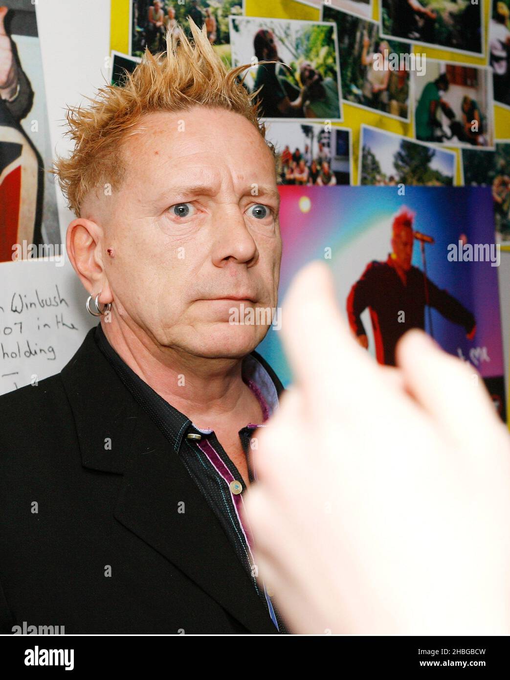 John Lydon pictured at the launch of his new book, Mr Rotten's ...