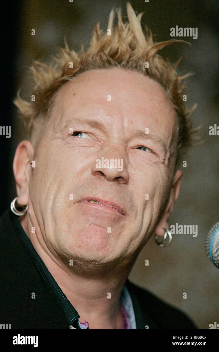 John Lydon pictured at the launch of his new book, Mr Rotten's ...