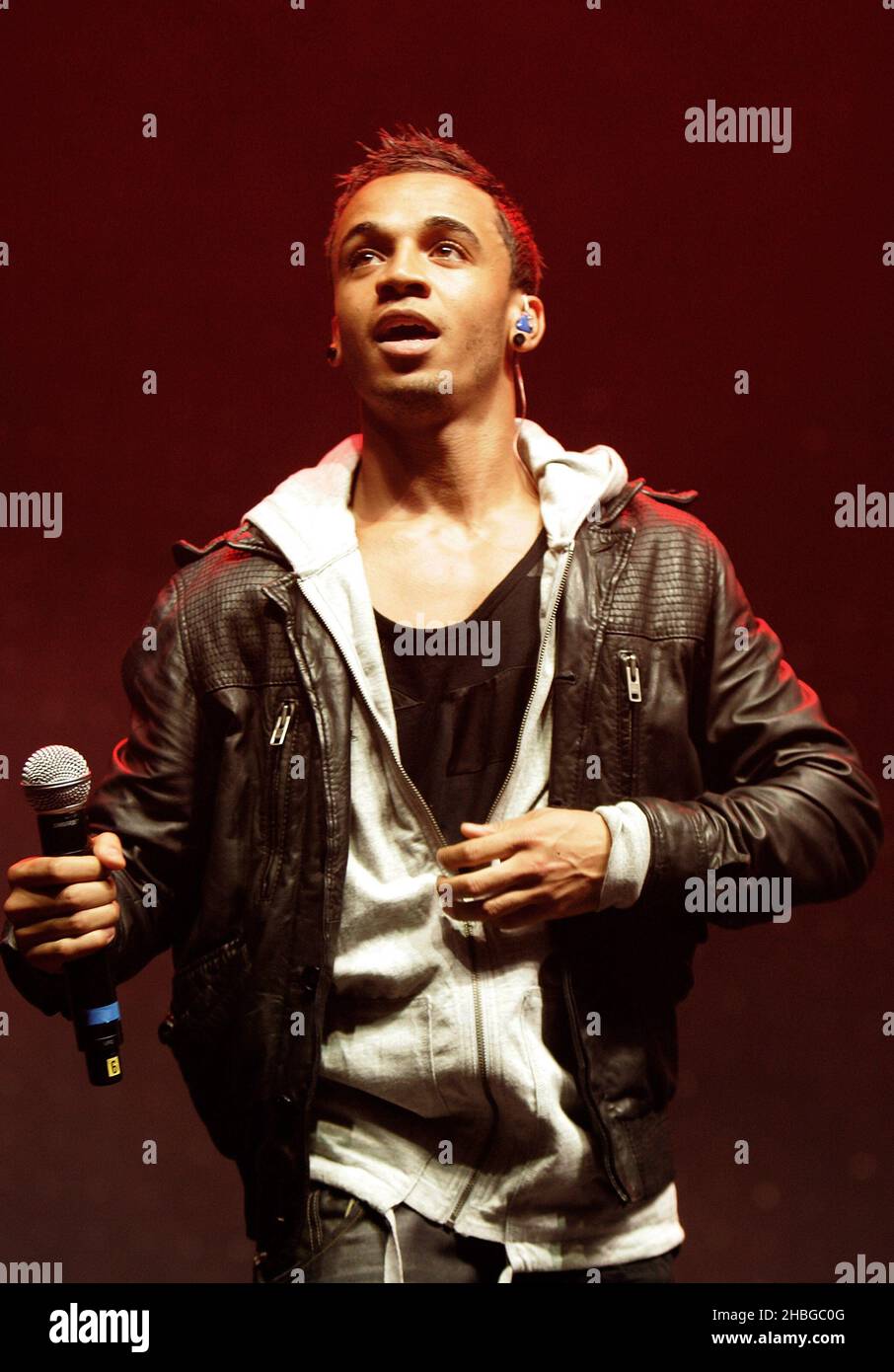 Aston Merrygold of JLS performs at The Sunshine Concert at Troxy ...