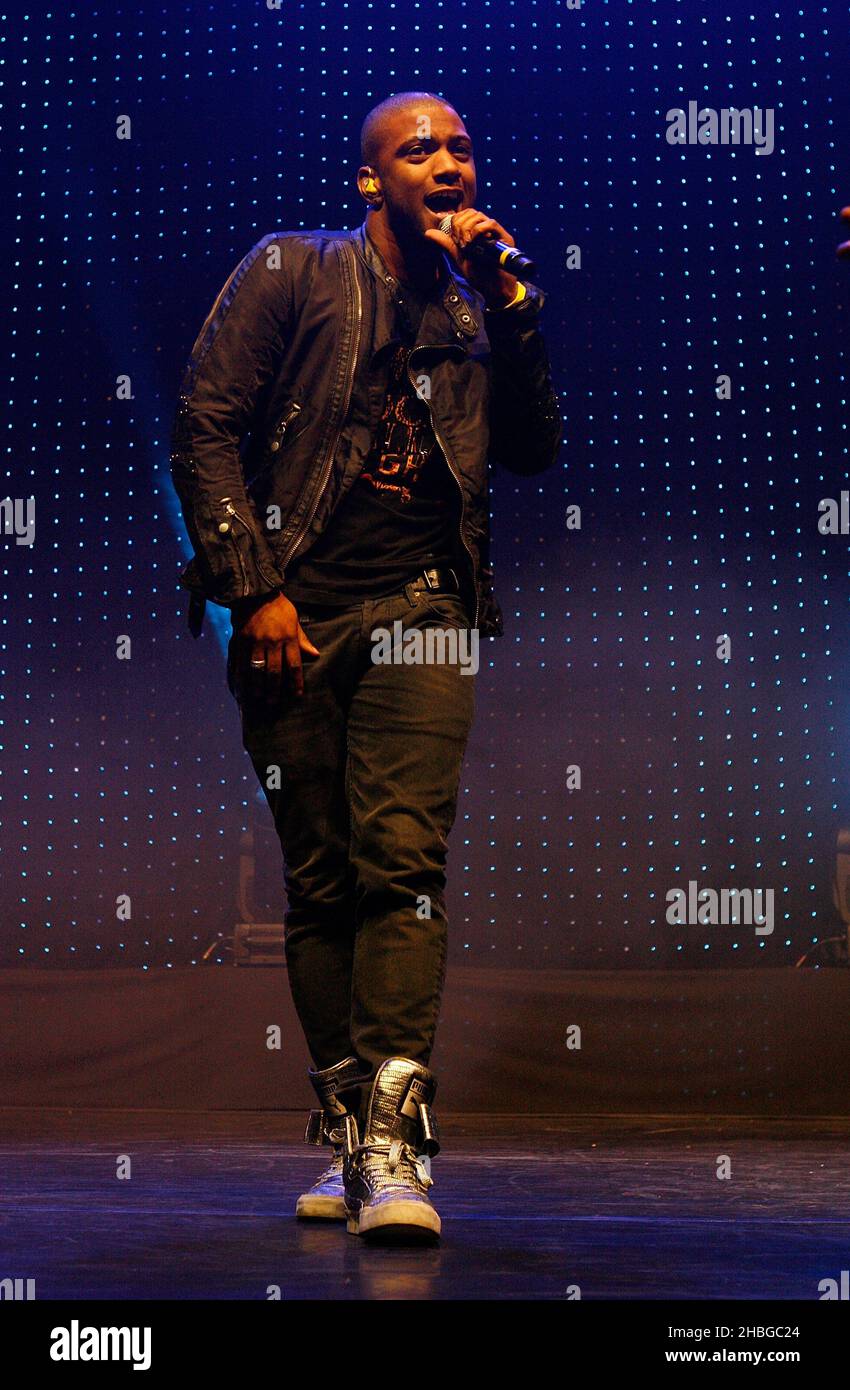 Jonathan "JB" Gill of JLS performs at The Sunshine Concert at Troxy ...