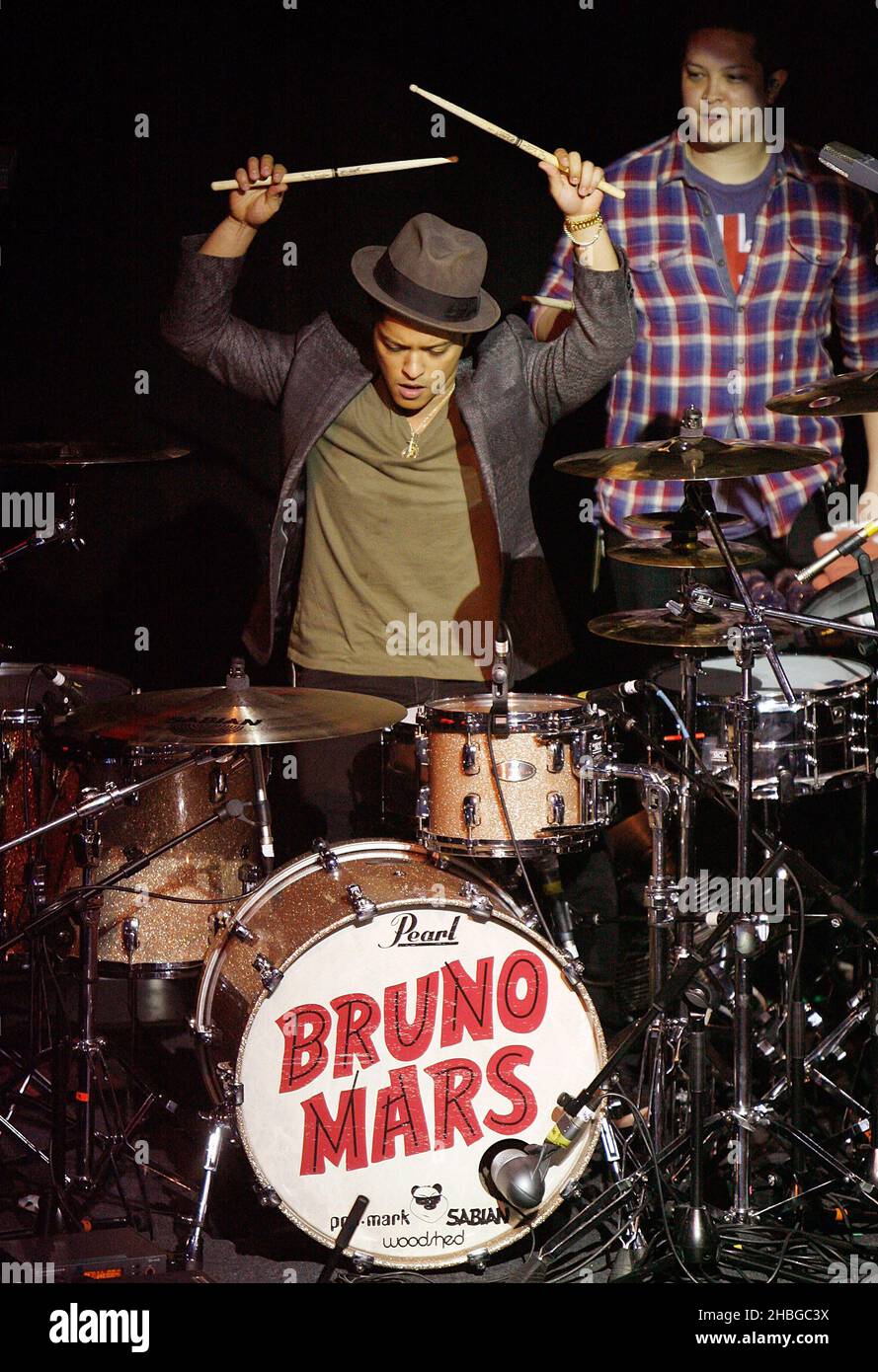 Bruno Mars performs live in concert at Koko in London Stock Photo - Alamy