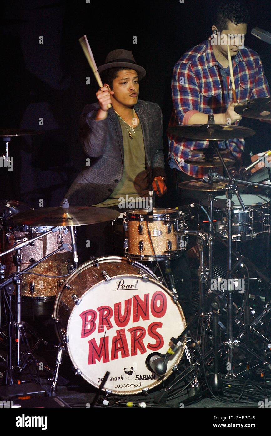 Bruno Mars performs live in concert at Koko in London Stock Photo - Alamy
