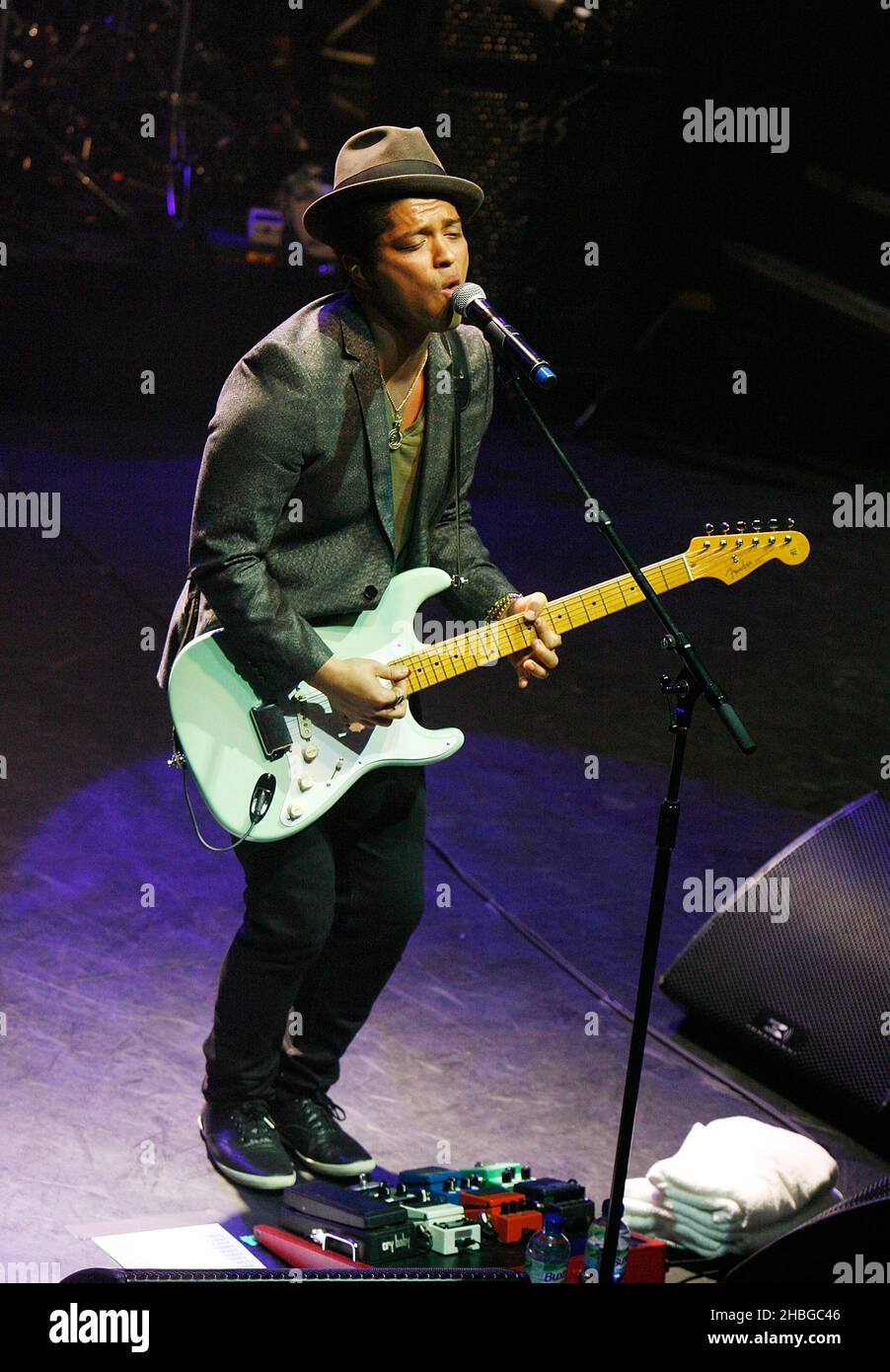 Bruno Mars performs live in concert at Koko in London Stock Photo - Alamy