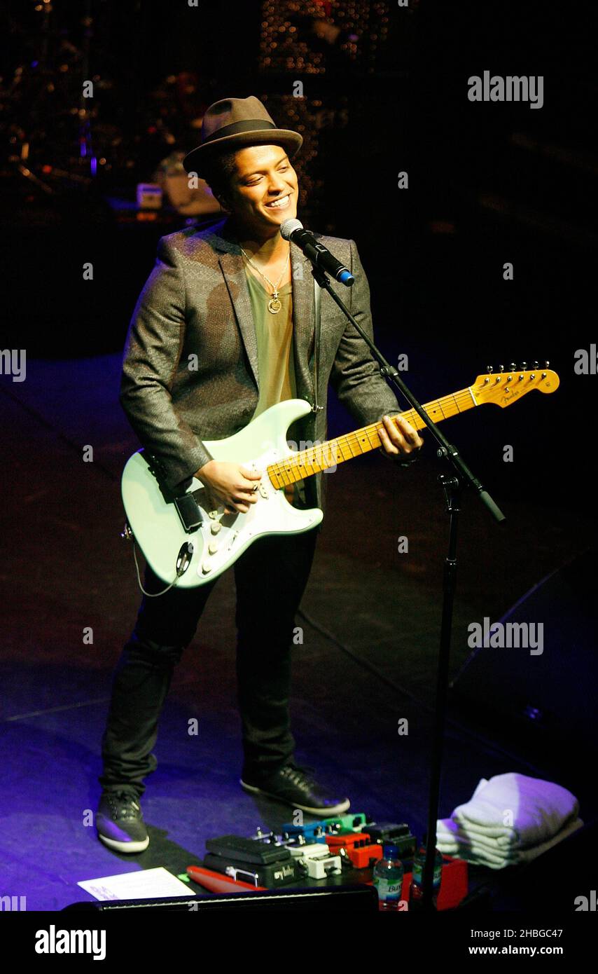 Bruno Mars performs live in concert at Koko in London Stock Photo - Alamy
