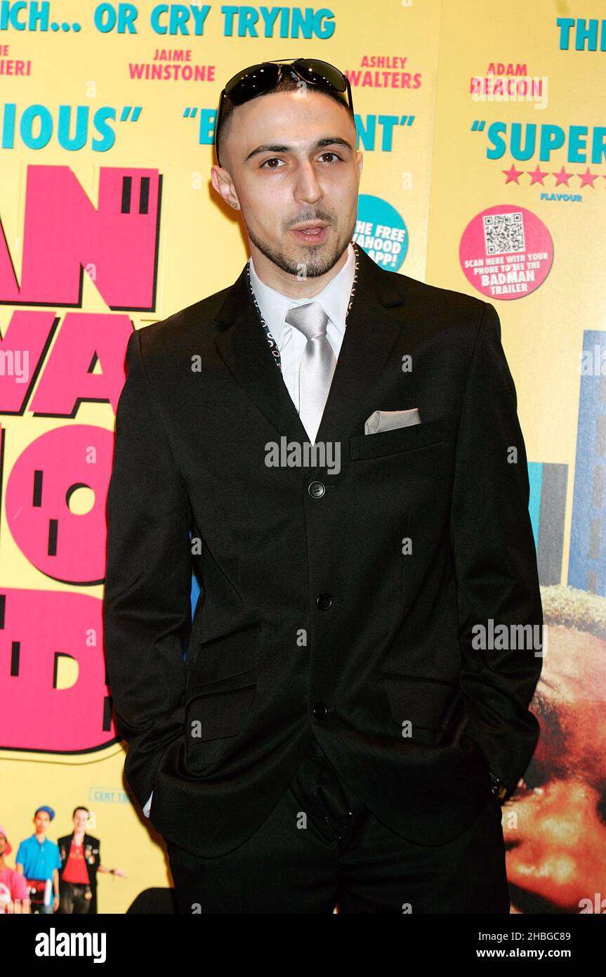 Adam Deacon at the Anuvahood Premiere at the Empire Leicester Square ...