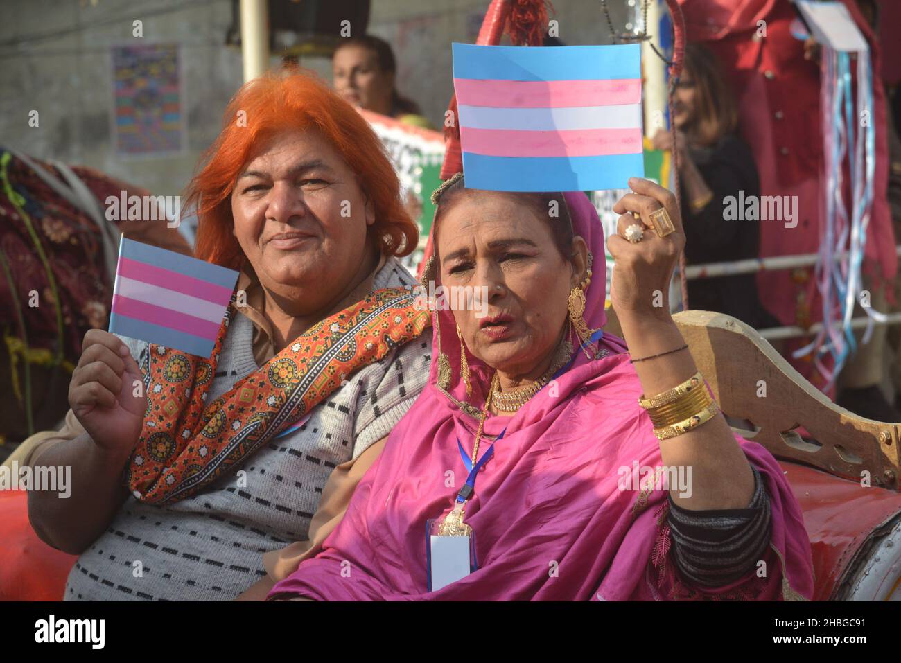 Lahore, Punjab, Pakistan. 19th Dec, 2021. Pakistani members of ...