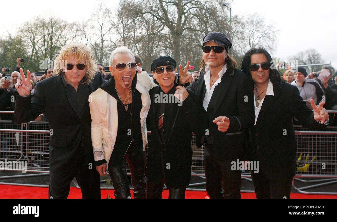 The Scorpions arrive at Mikhail Gorbachev's 80th Birthday Gala at the ...