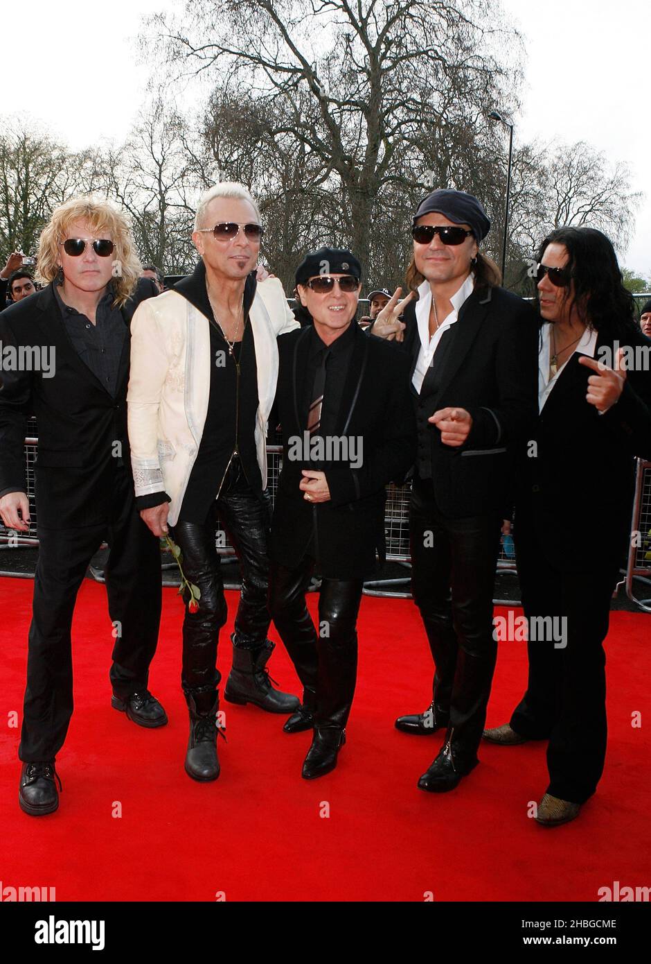 The Scorpions arrive at Mikhail Gorbachev's 80th Birthday Gala at the ...