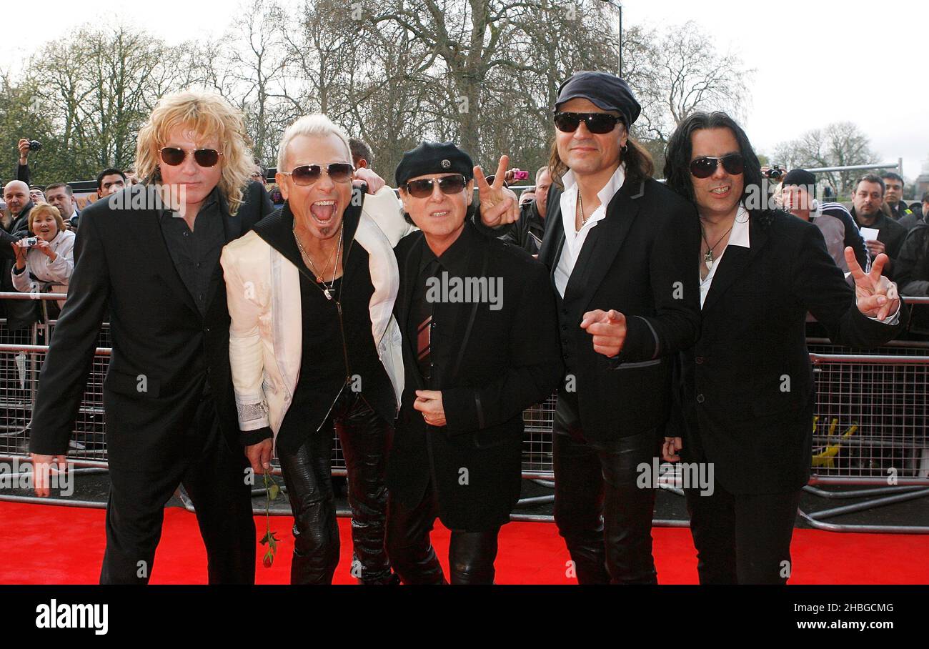 The Scorpions arrive at Mikhail Gorbachev's 80th Birthday Gala at the ...