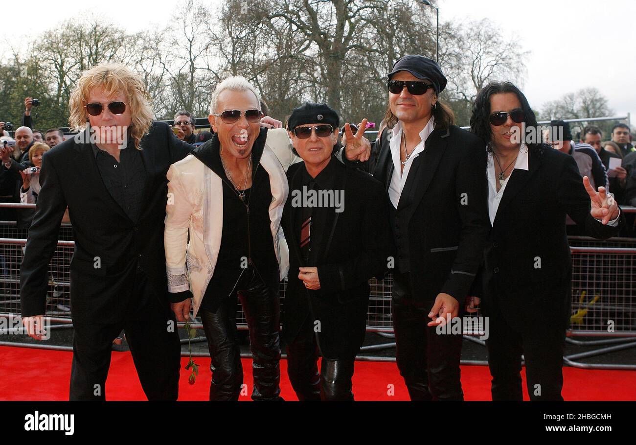 The Scorpions arrive at Mikhail Gorbachev's 80th Birthday Gala at the ...