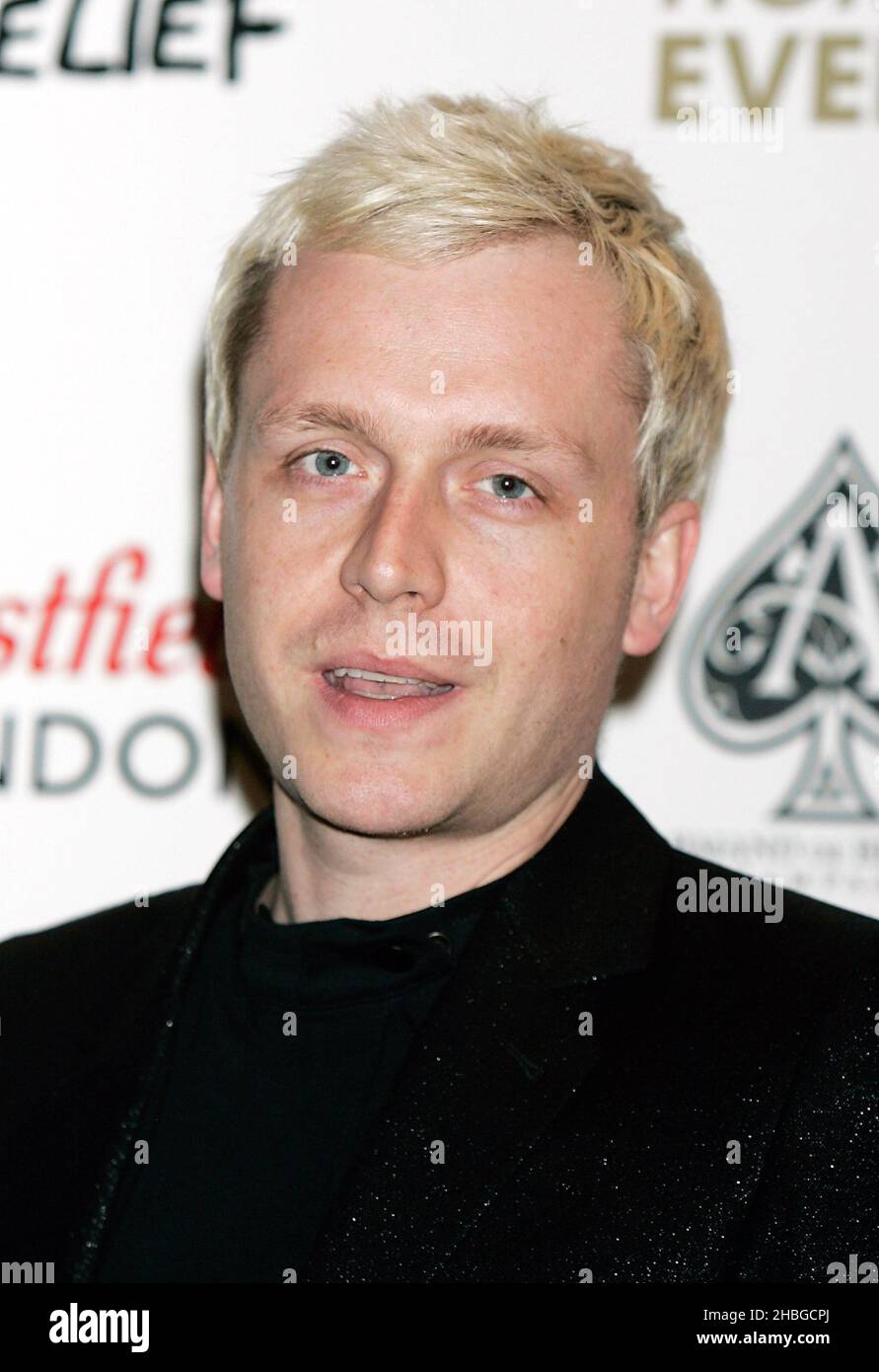 Mr Hudson attends the launch of a one-week-only charity pop-up shop ...