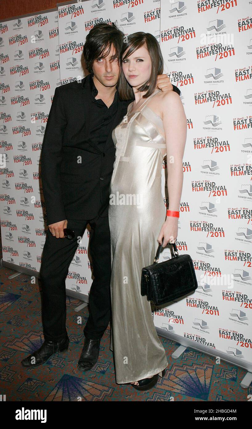Carl Barat and Edie Langley attending the East End Film Festival for ...
