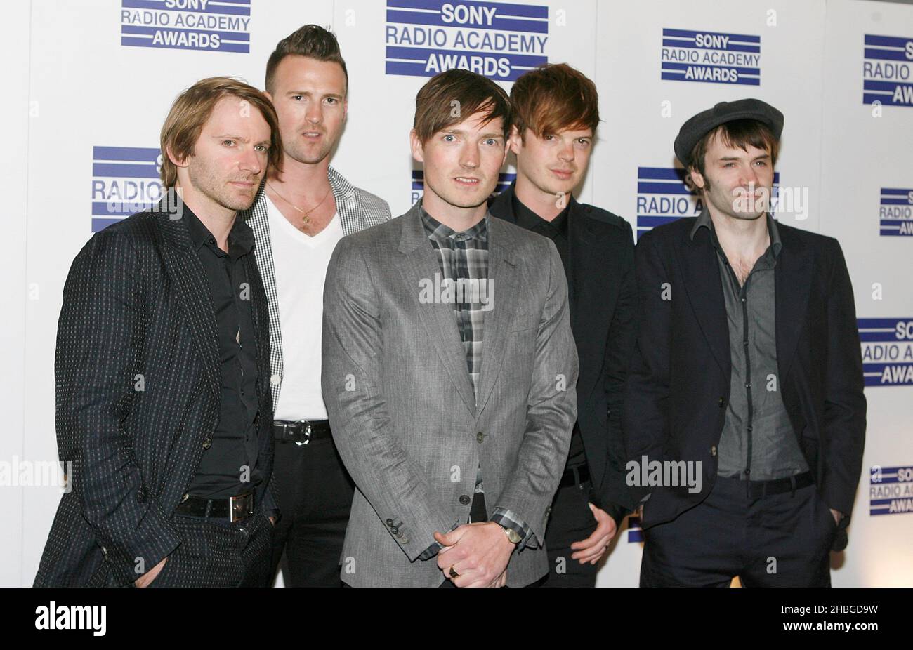 The Feeling attend the Sony Radio Awards at the Grosvenor House Hotel ...