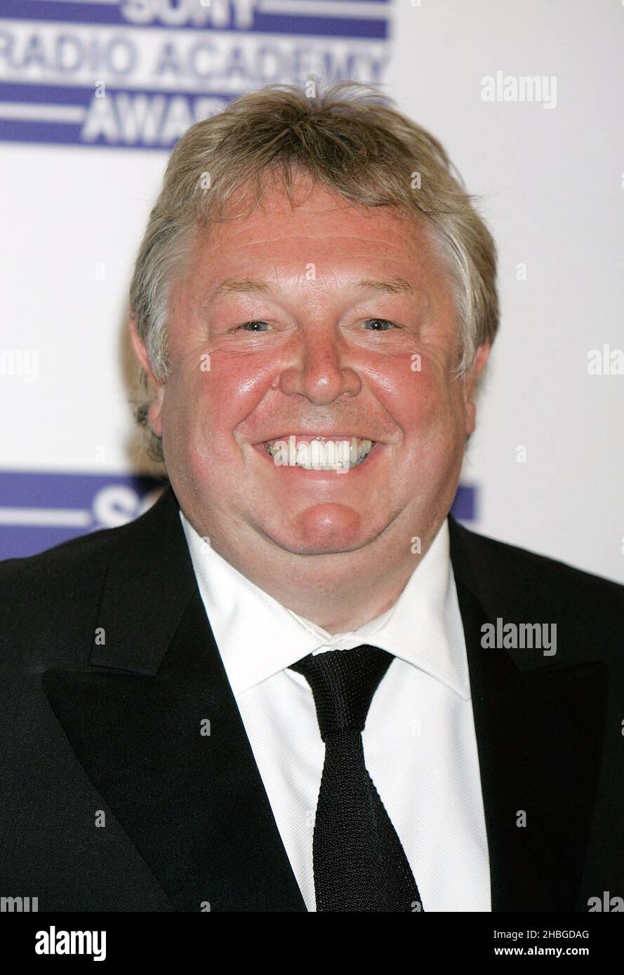 Nick Ferrari attends the Sony Radio Awards at the Grosvenor House Hotel ...