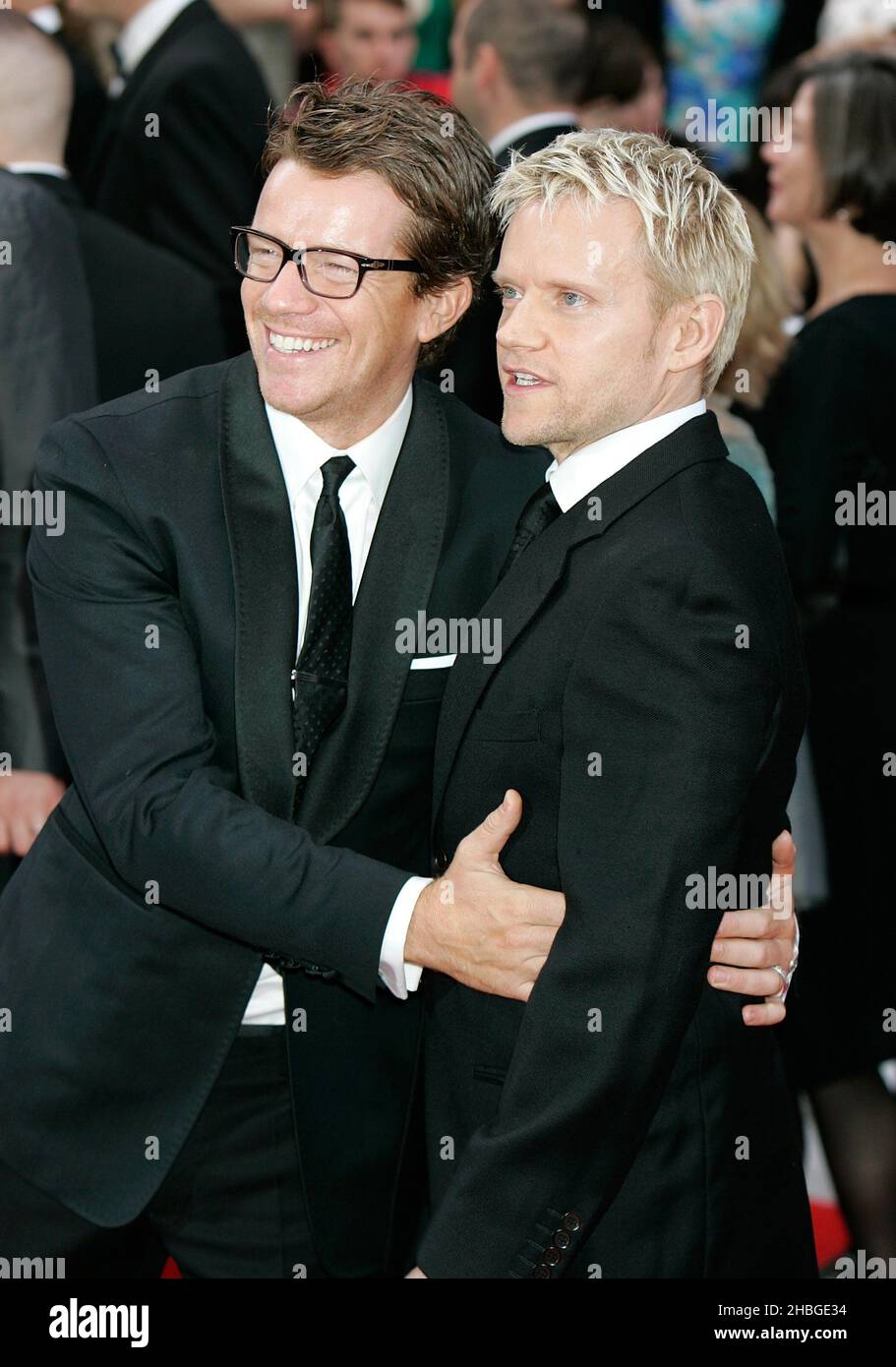 Max Beesley and Marc Warren (right arrives at the Phillips British ...