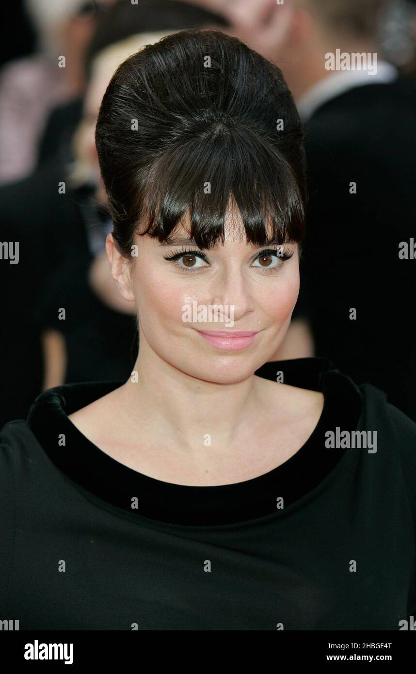 Gizzi Erskine arrives at the Phillips British Television Academy Awards ...