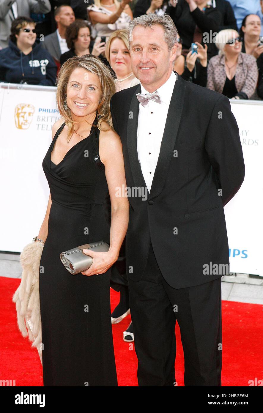 Mark Austin and guest arrives at the Phillips British Television ...