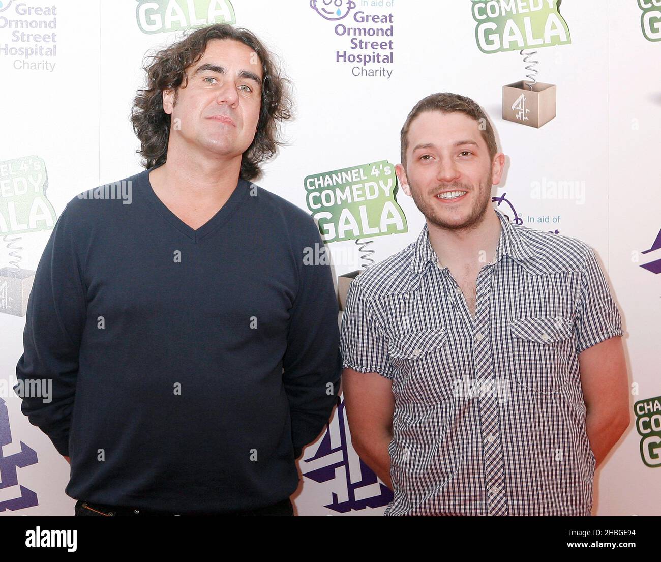 Jon Richardson and Micky Flannagan arrive at the Channel 4 Comedy Gala ...
