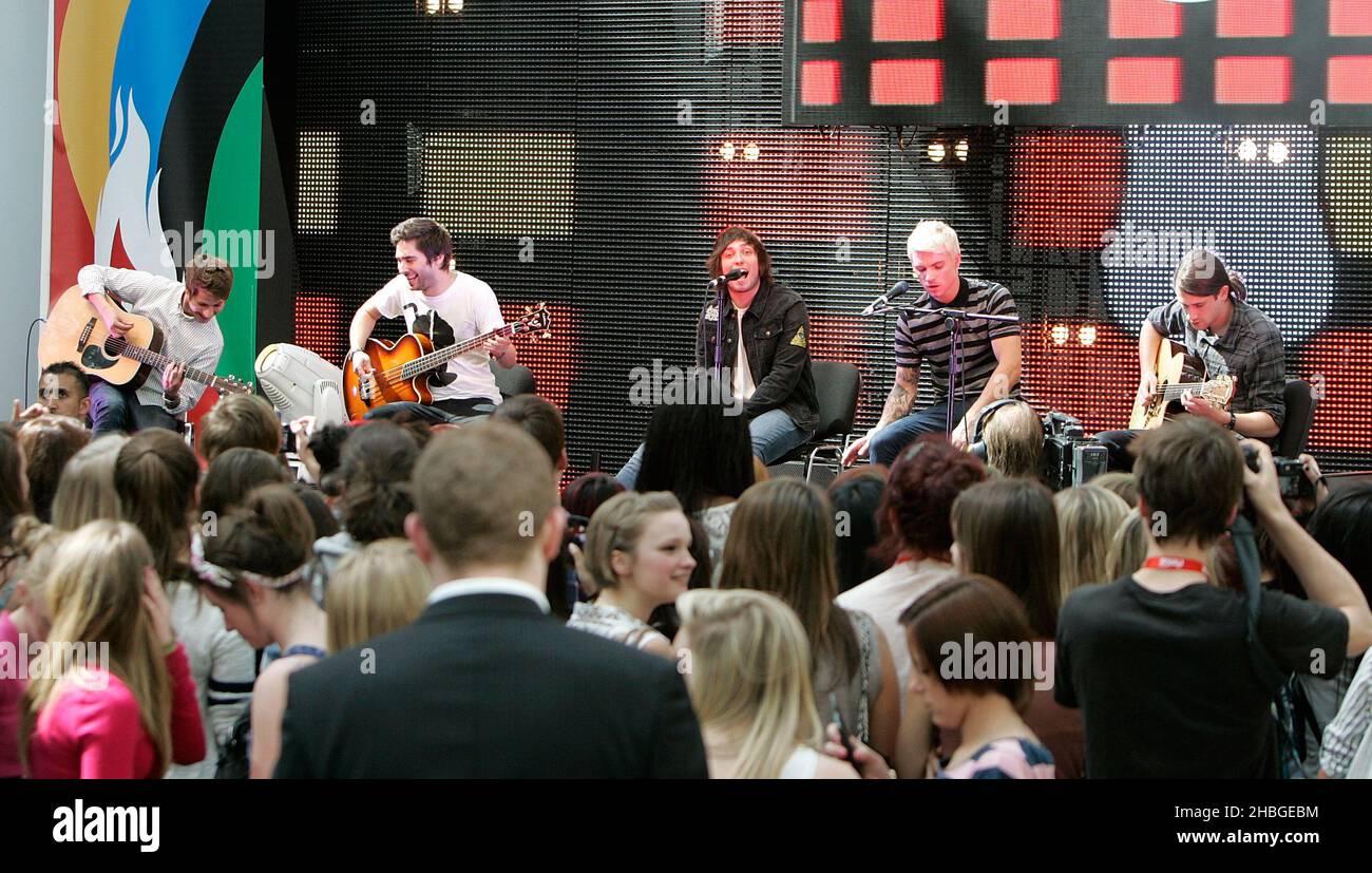 Coca Cola Future Flames Josh Franceschi and his band You Me at Six ...