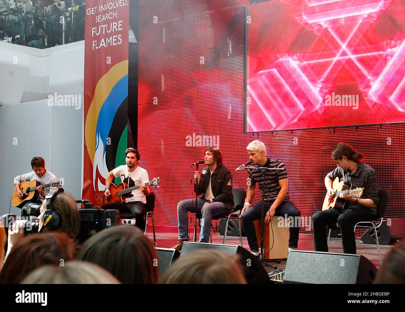 Coca Cola Future Flames Josh Franceschi and his band You Me at Six ...