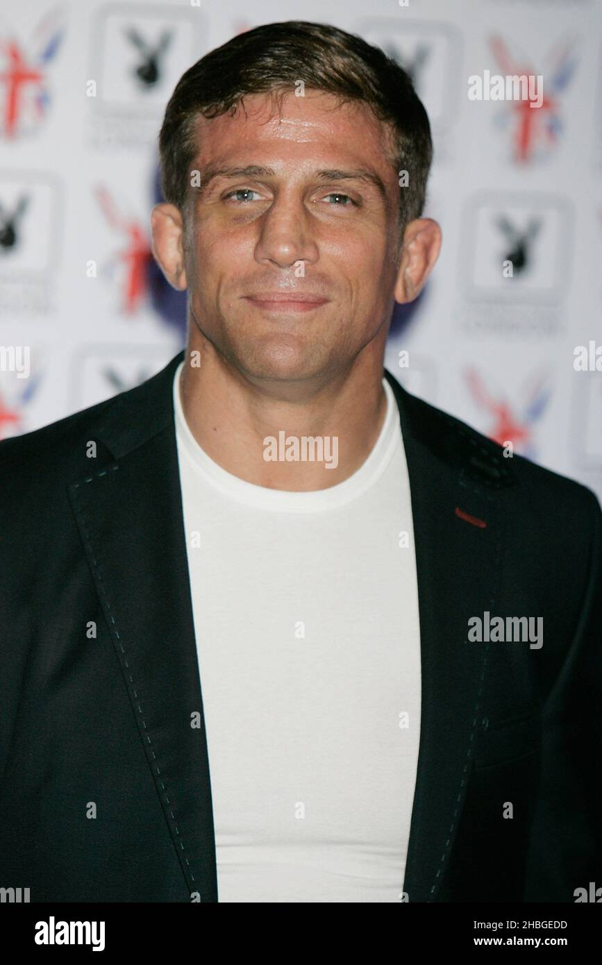 Alex Reid arrives at the Playboy Club Re-Launch, Old Park Lane,London ...