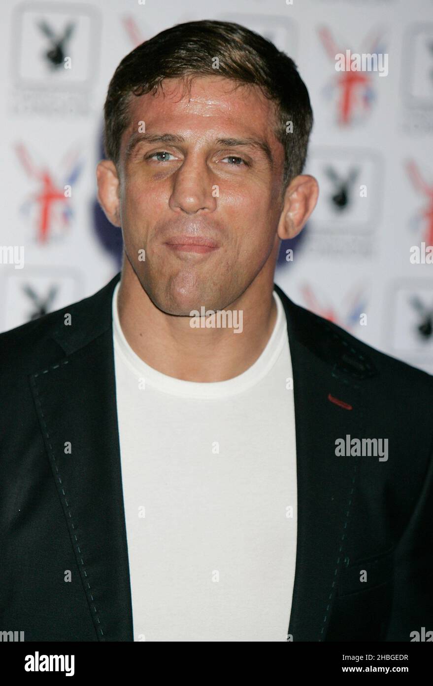 Alex Reid arrives at the Playboy Club Re-Launch, Old Park Lane,London ...