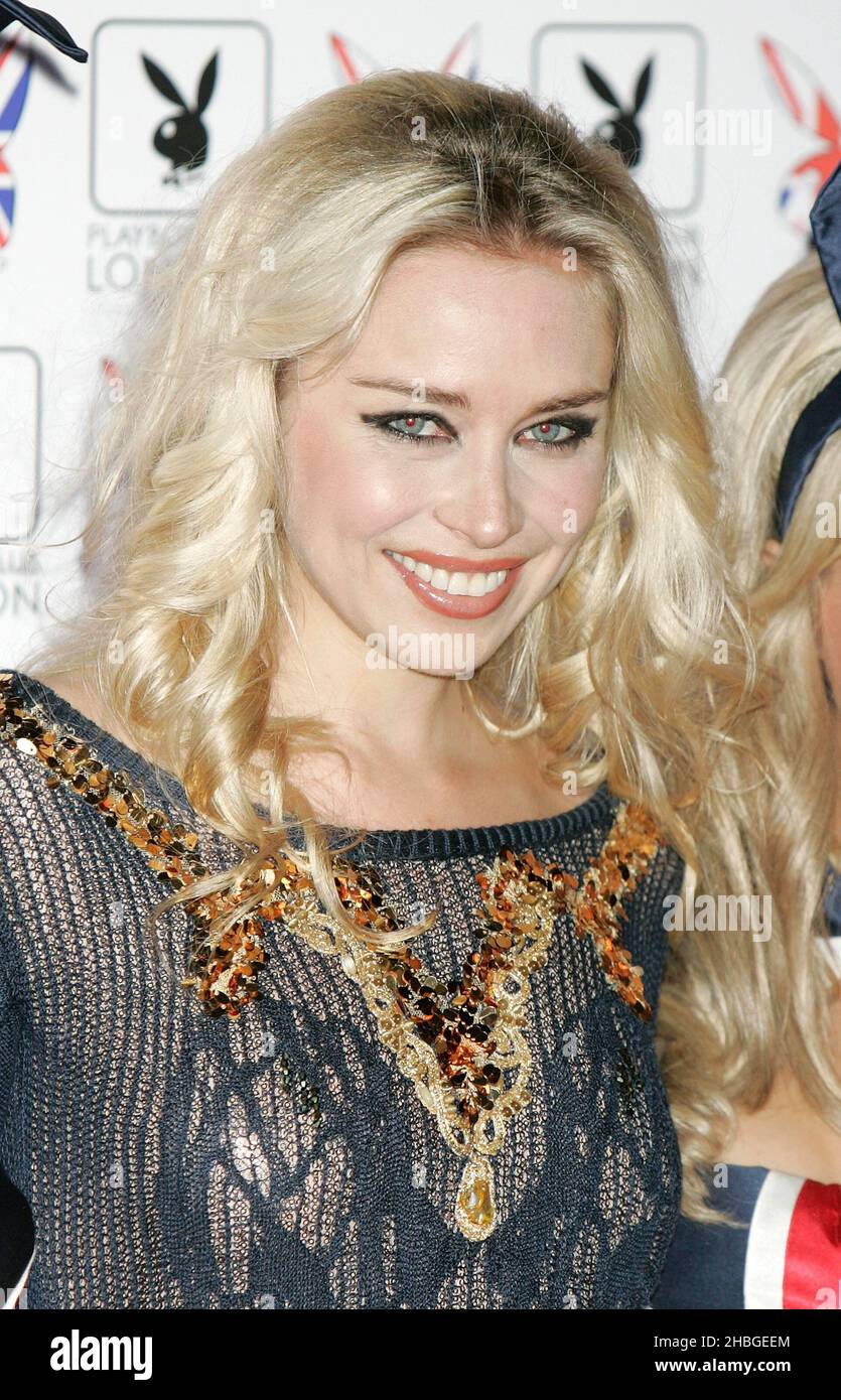 Noelle Reno arrives at the Playboy Club Re-Launch, Old Park Lane,London ...