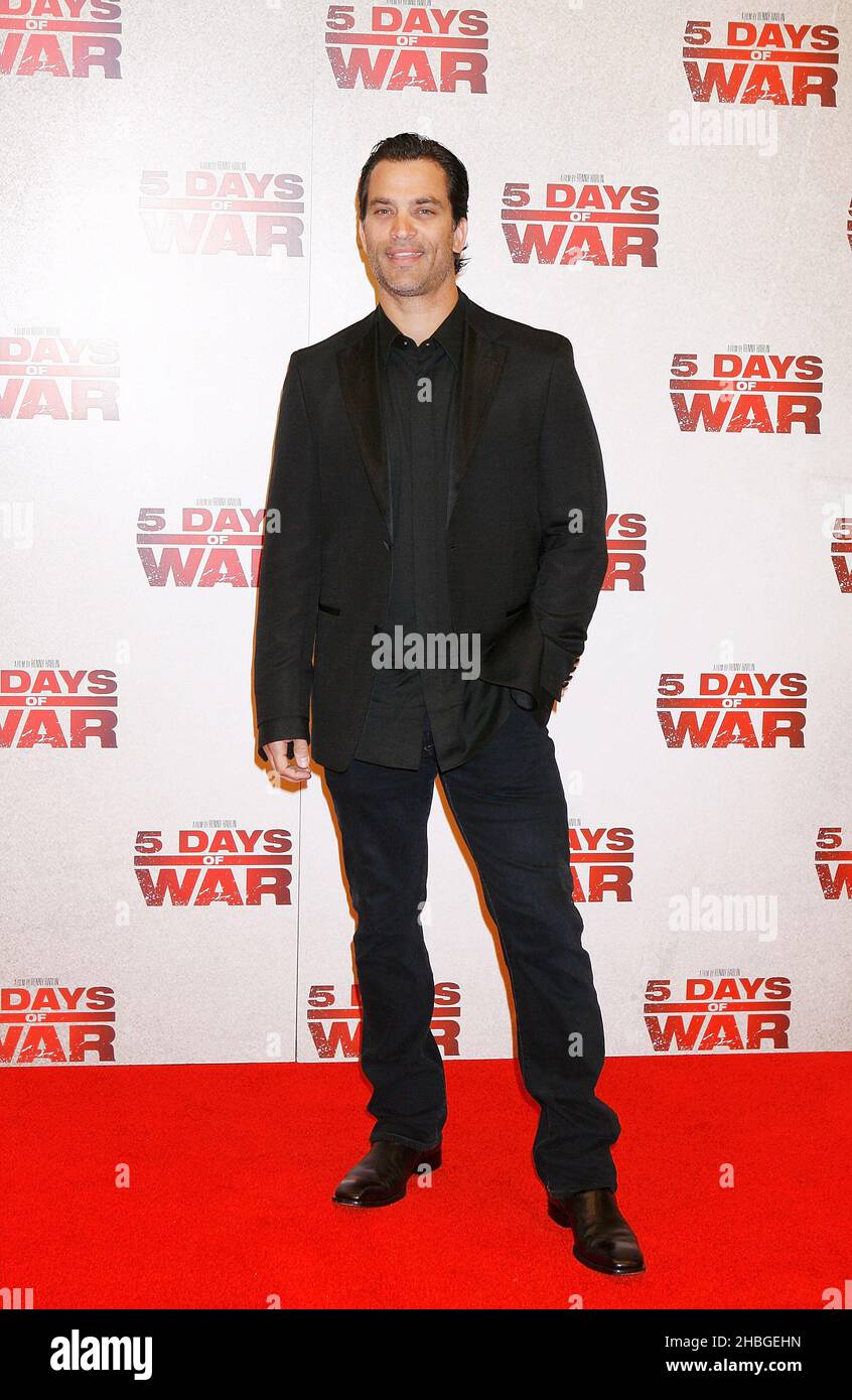 Jonathan Schaech attends the UK Premiere 5 Days of War at BAFTA ...