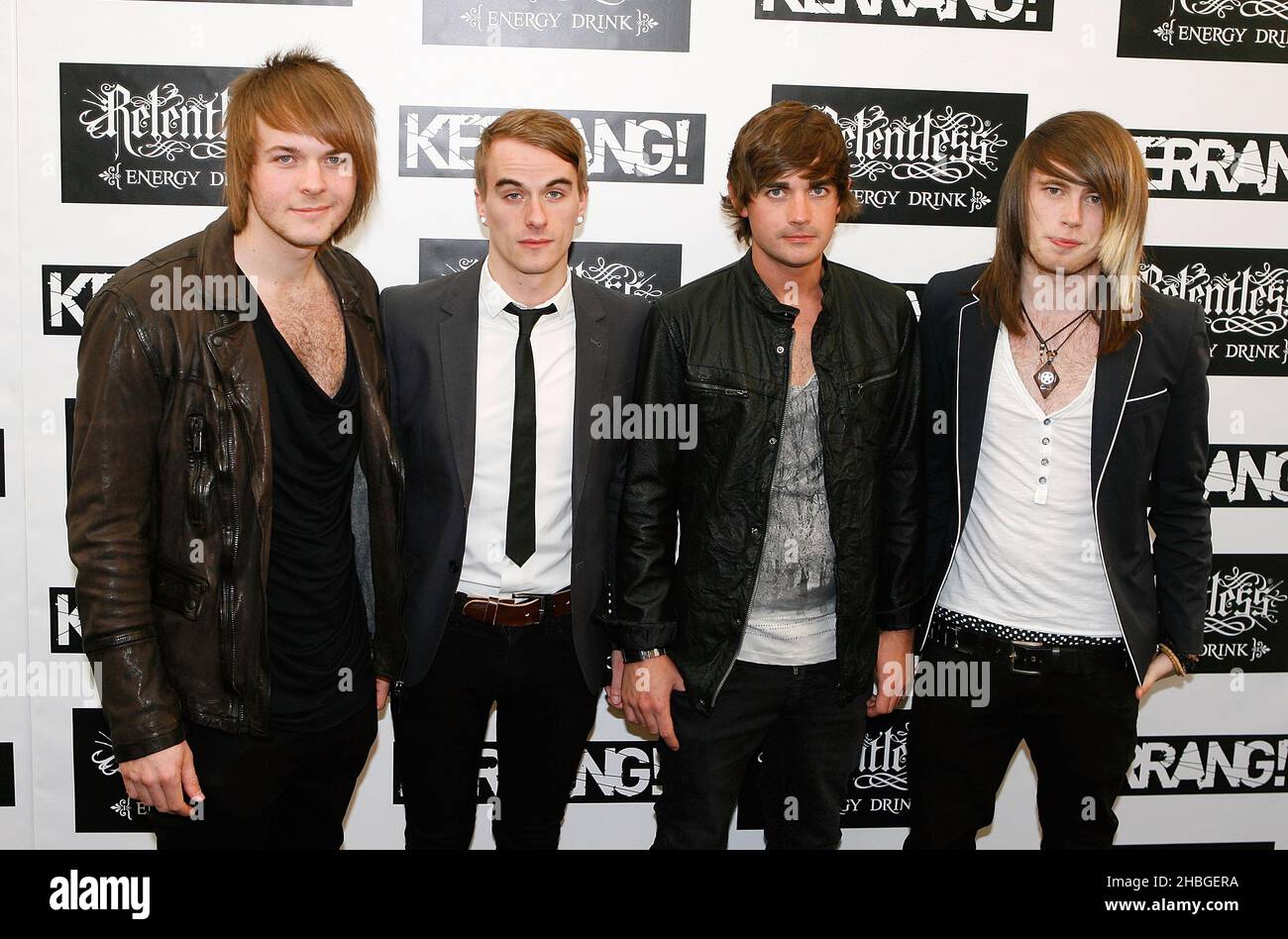 Octane OK arrive at the Relentless Kerrang Awards at The Brewery ...
