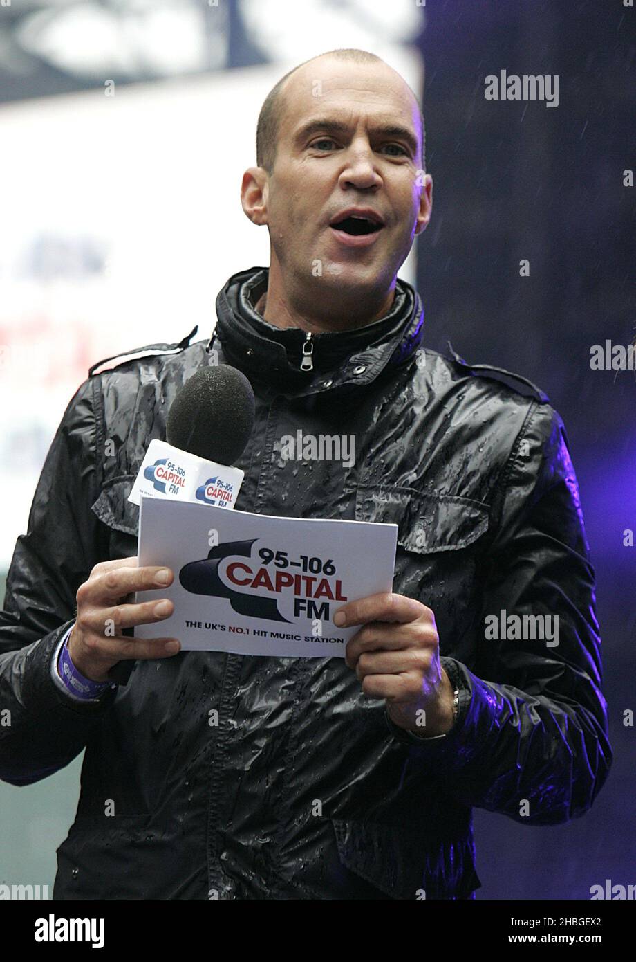 Johnny Vaughan on stage during Capital FM's Summertime Ball at Wembley ...